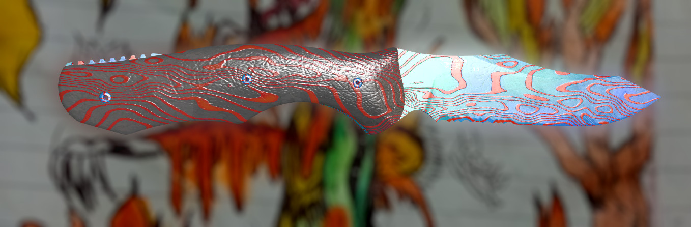 MW2019 Damascus Combat Knife Mod for Counter-Strike: Source | CS:S Mods