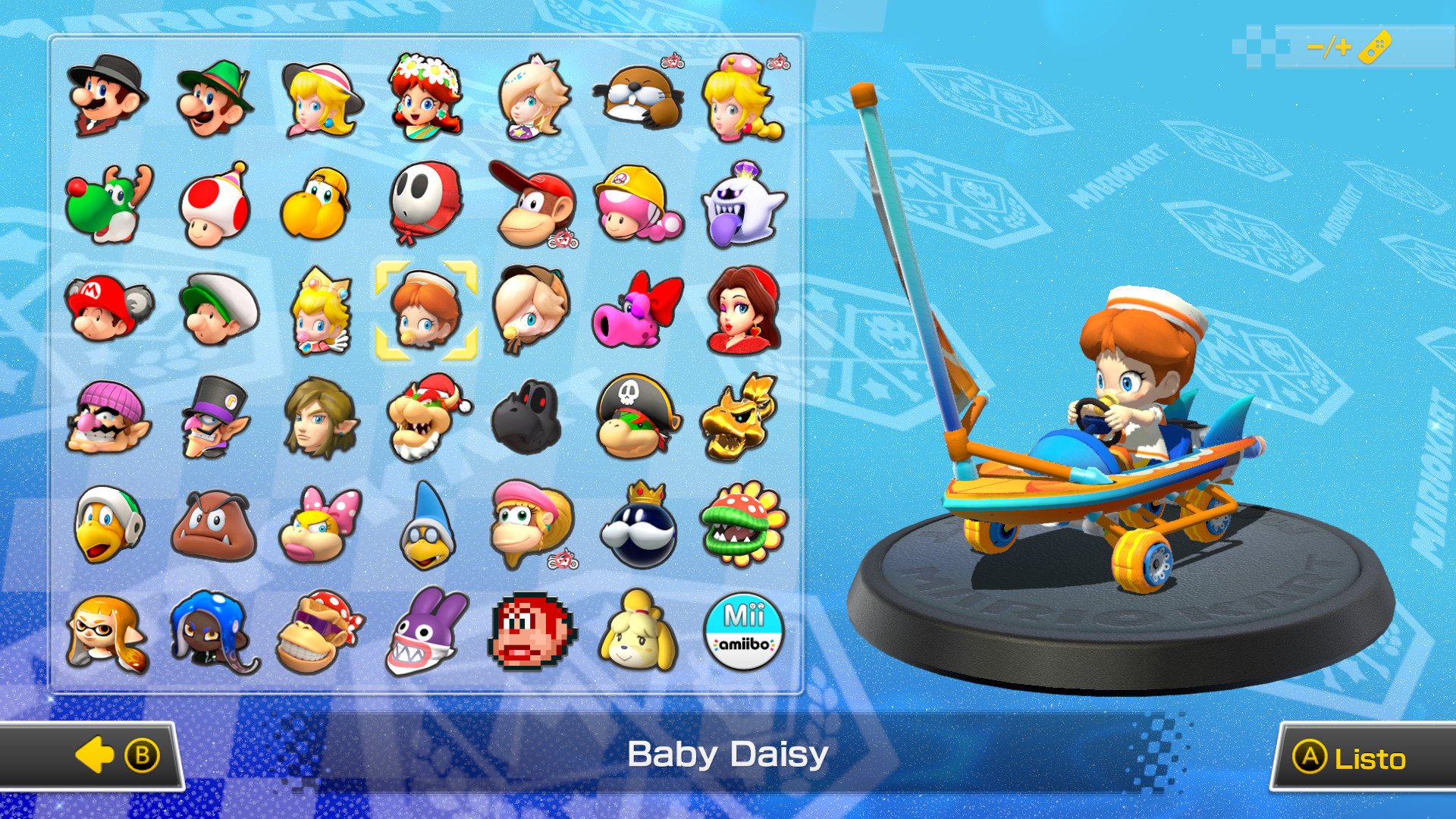 Baby Daisy (Sailor) Mod for Mario Kart 8 Deluxe | MK8D Mods