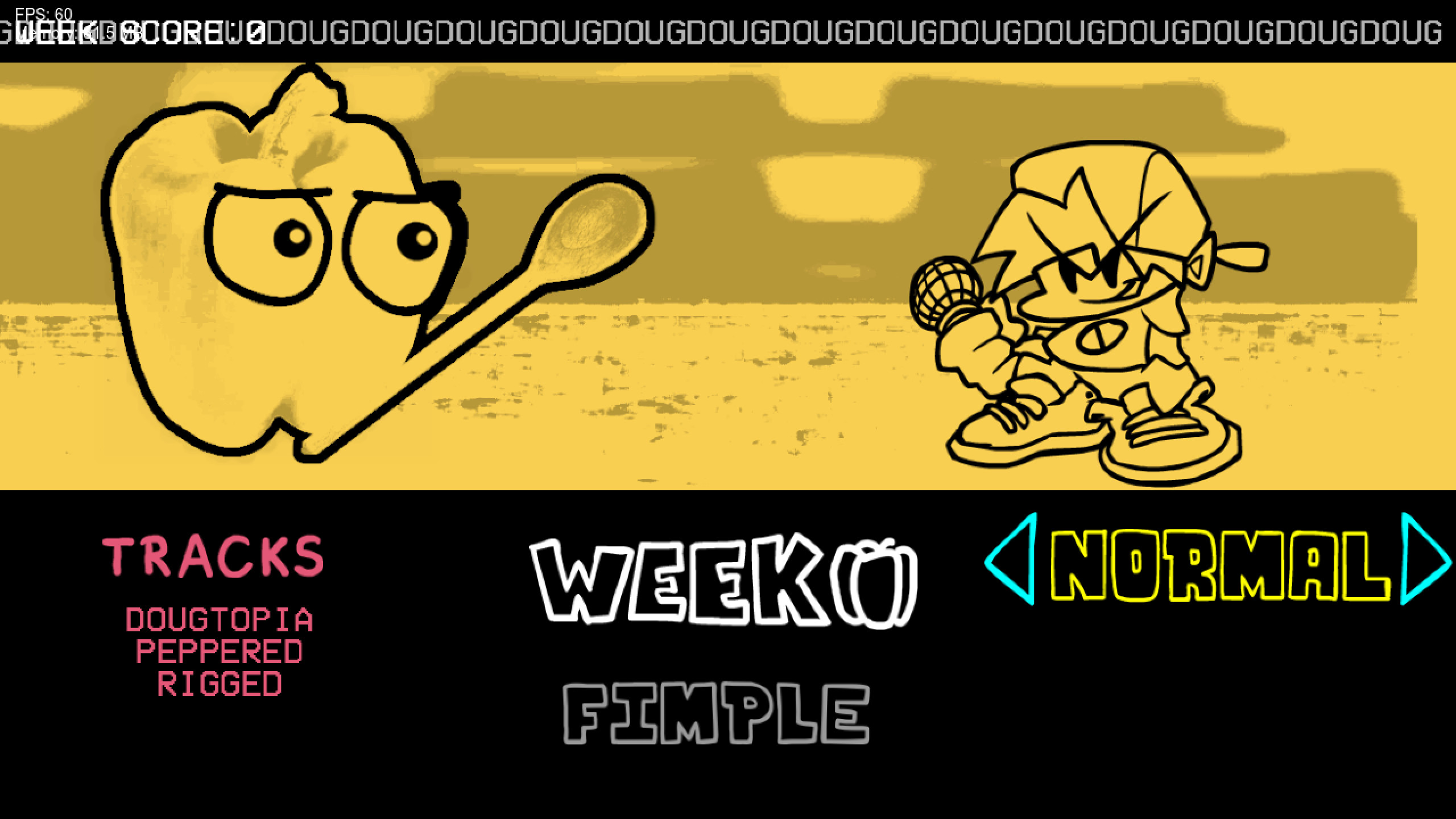 friday night streamin': vs DougDoug ft MrFimple Mod for Friday Night ...