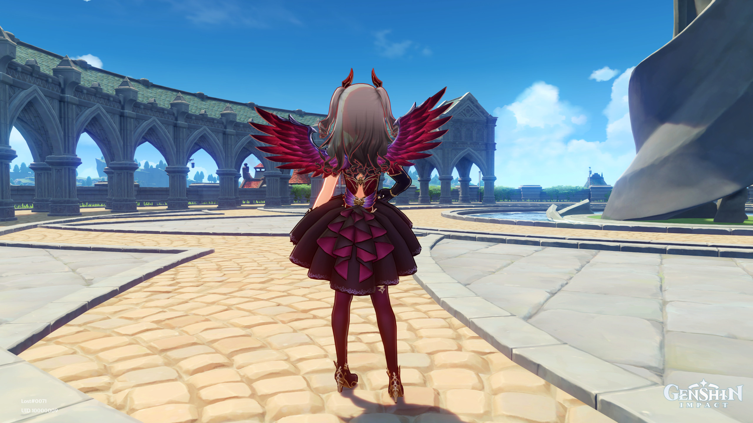 Kanzaki Ranko/Fischl Fallen Angel Outfit Mod for Genshin Impact | GI Mods