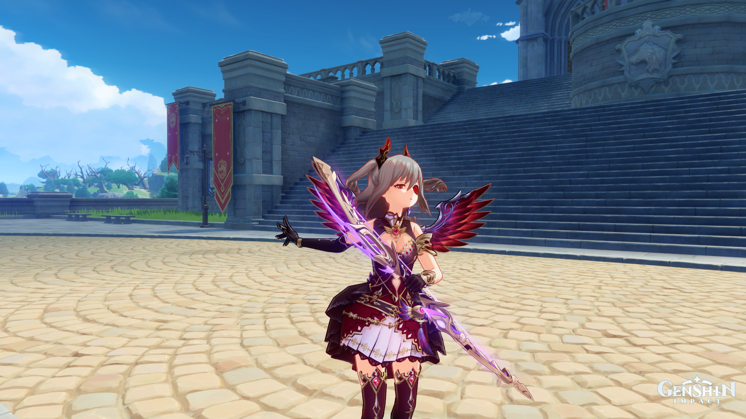 Kanzaki Ranko/Fischl Fallen Angel Outfit Mod for Genshin Impact | GI Mods