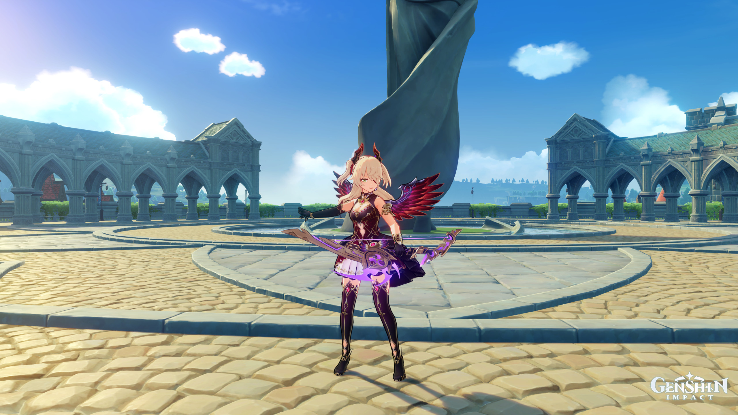 Kanzaki Ranko/Fischl Fallen Angel Outfit Mod for Genshin Impact | GI Mods