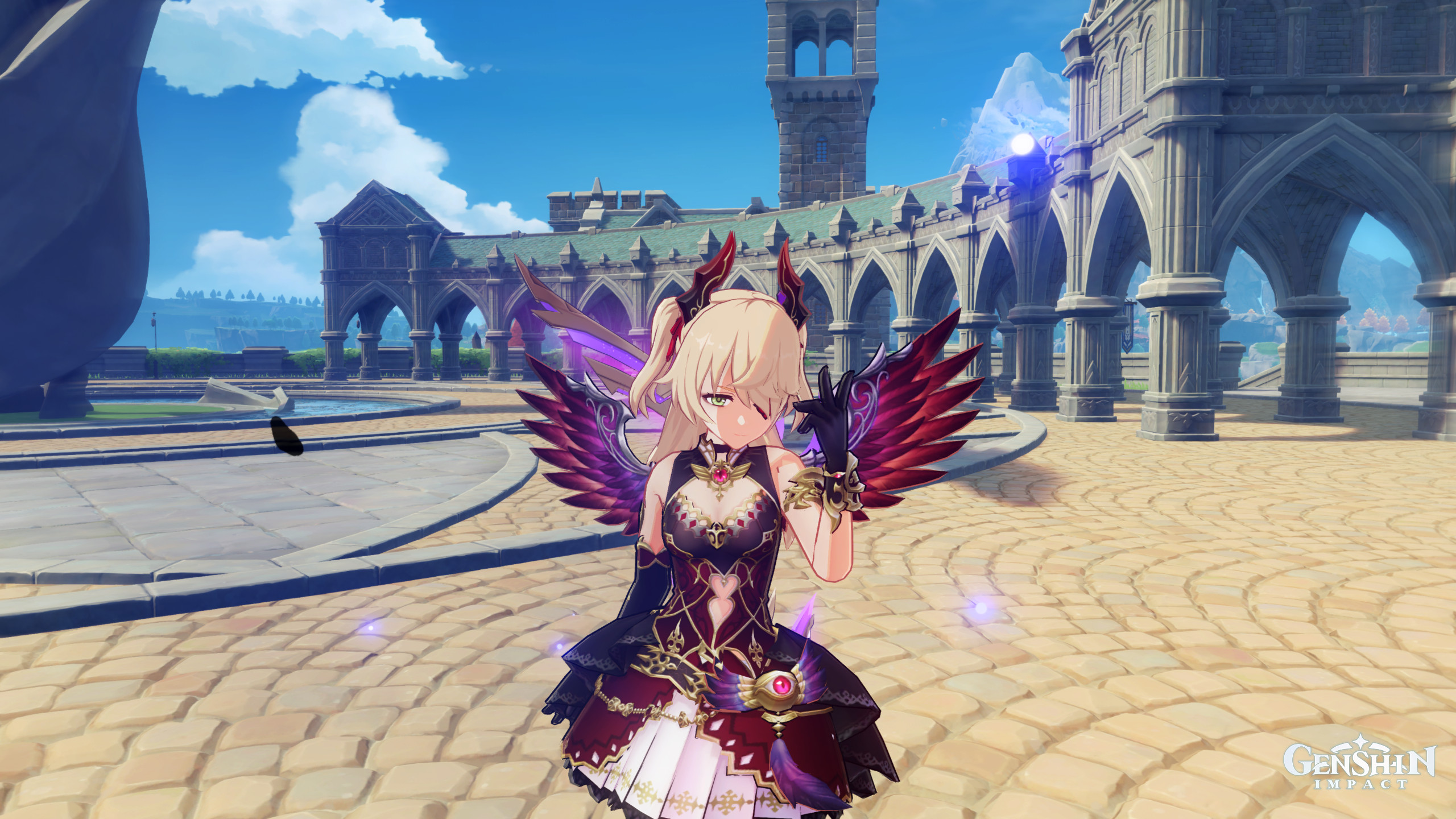 Kanzaki Ranko/Fischl Fallen Angel Outfit Mod for Genshin Impact | GI Mods