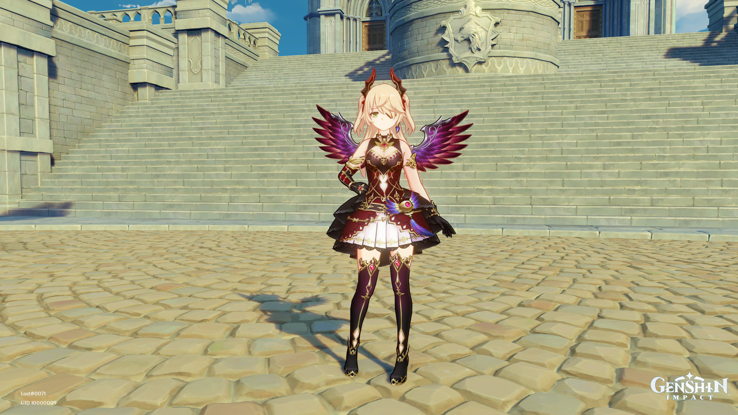 Kanzaki Ranko/Fischl Fallen Angel Outfit Mod for Genshin Impact | GI Mods