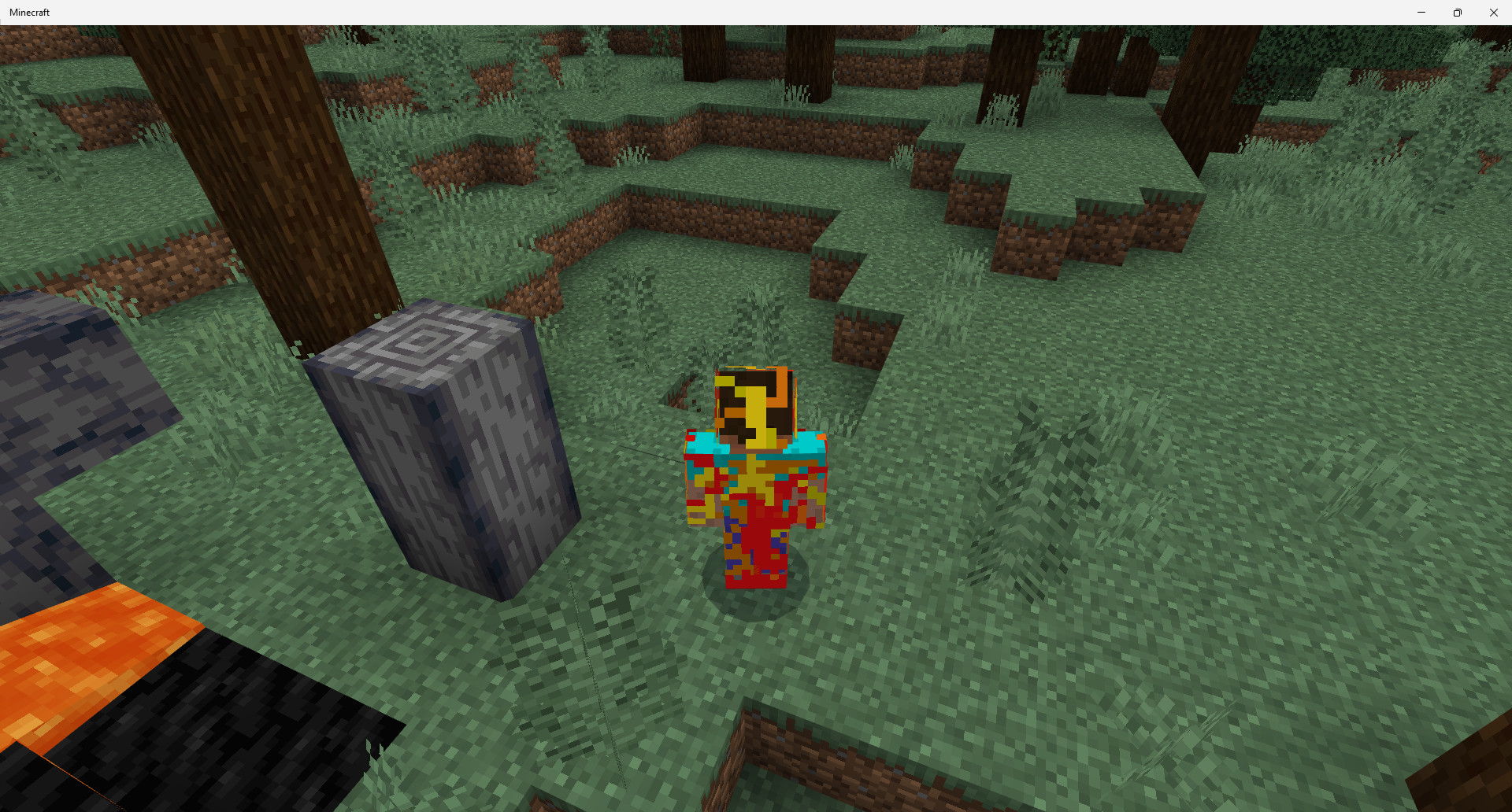 fire steve (skin) [Minecraft: Bedrock Edition] [Mods]