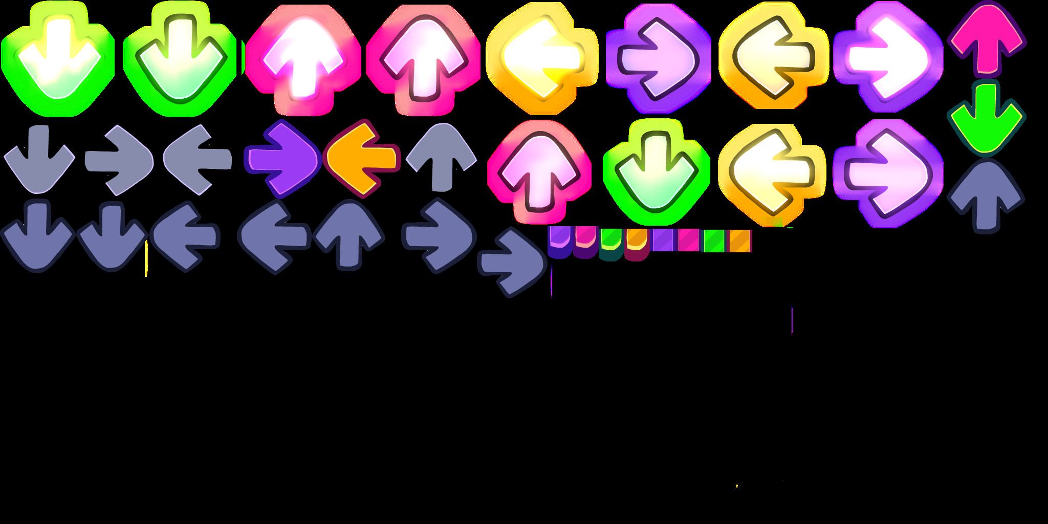 Arrow Funk Notes + pixel Mod for Friday Night Funkin' | FNF Mods