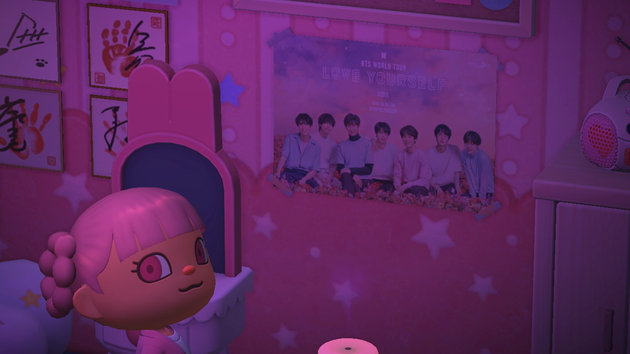 BTS LOVE YOURSELF WORLD TOUR POSTER MOD Mod for Animal Crossing: New ...