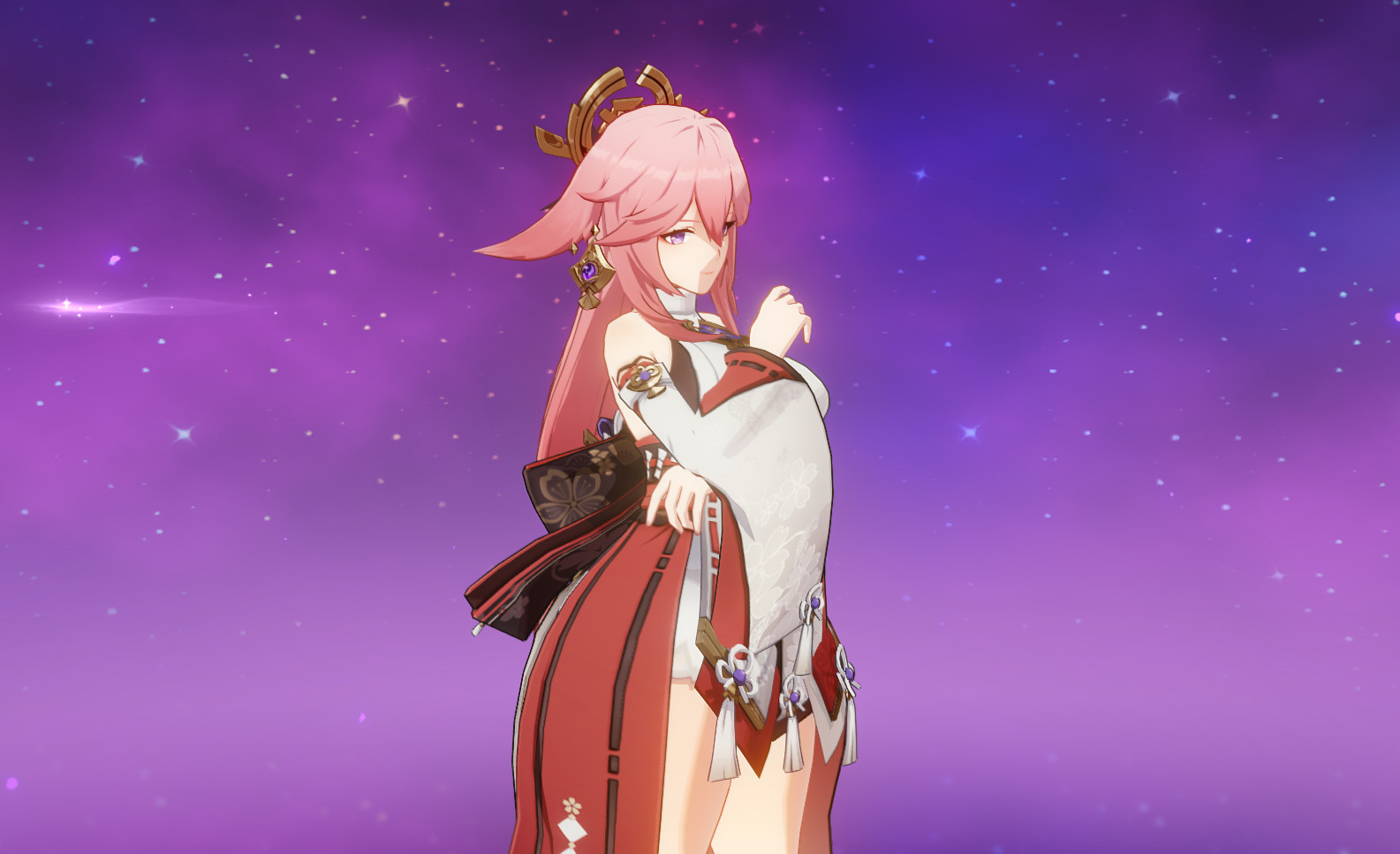 Thicc/Bottom Heavy Yae Miko Mod for Genshin Impact | GI Mods