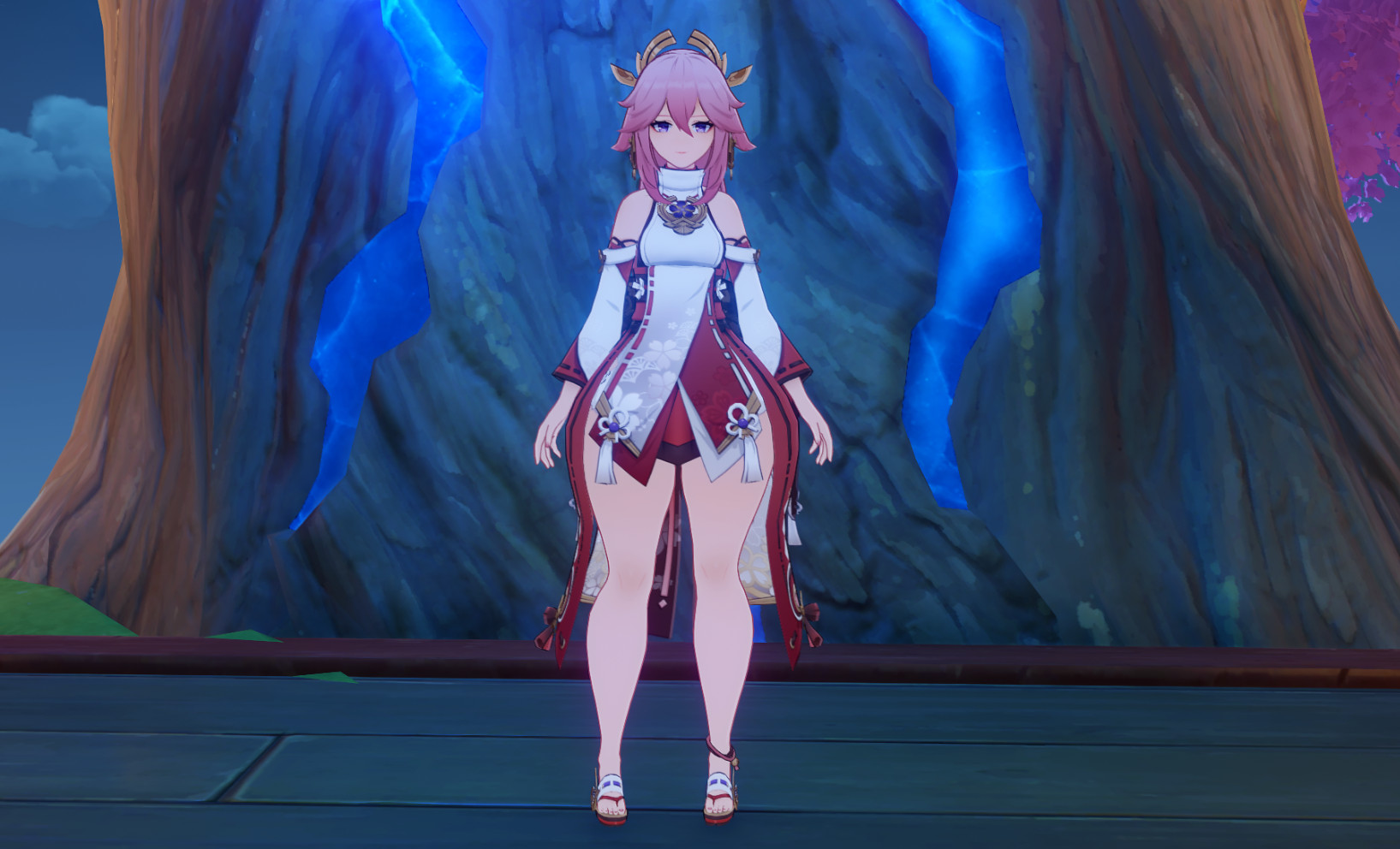 Thicc/Bottom Heavy Yae Miko Mod for Genshin Impact | GI Mods