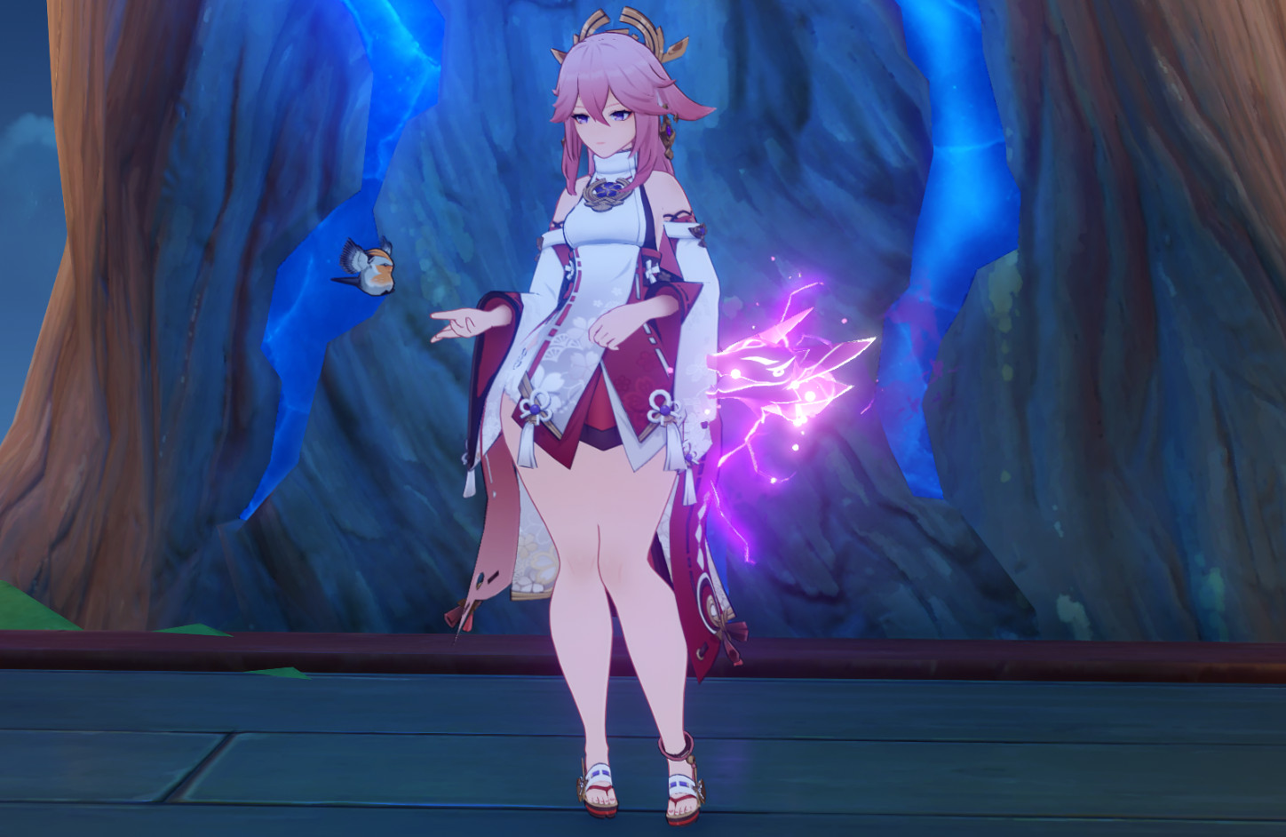 Thicc/Bottom Heavy Yae Miko Mod for Genshin Impact | GI Mods