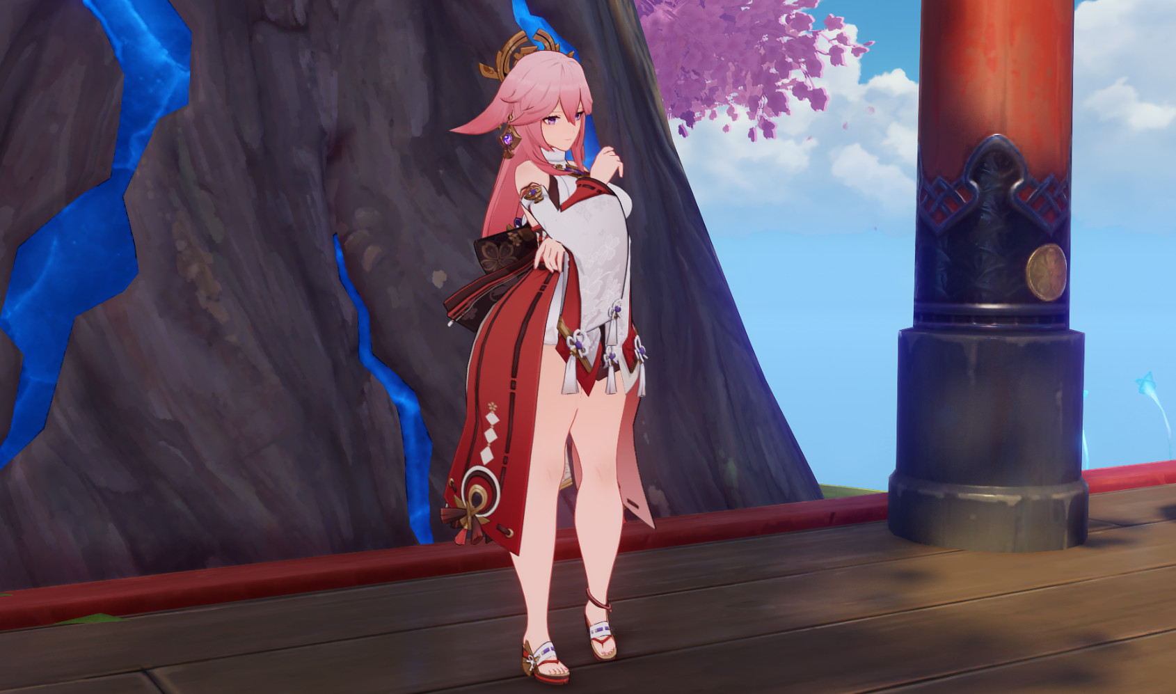 Thicc/Bottom Heavy Yae Miko Mod for Genshin Impact | GI Mods