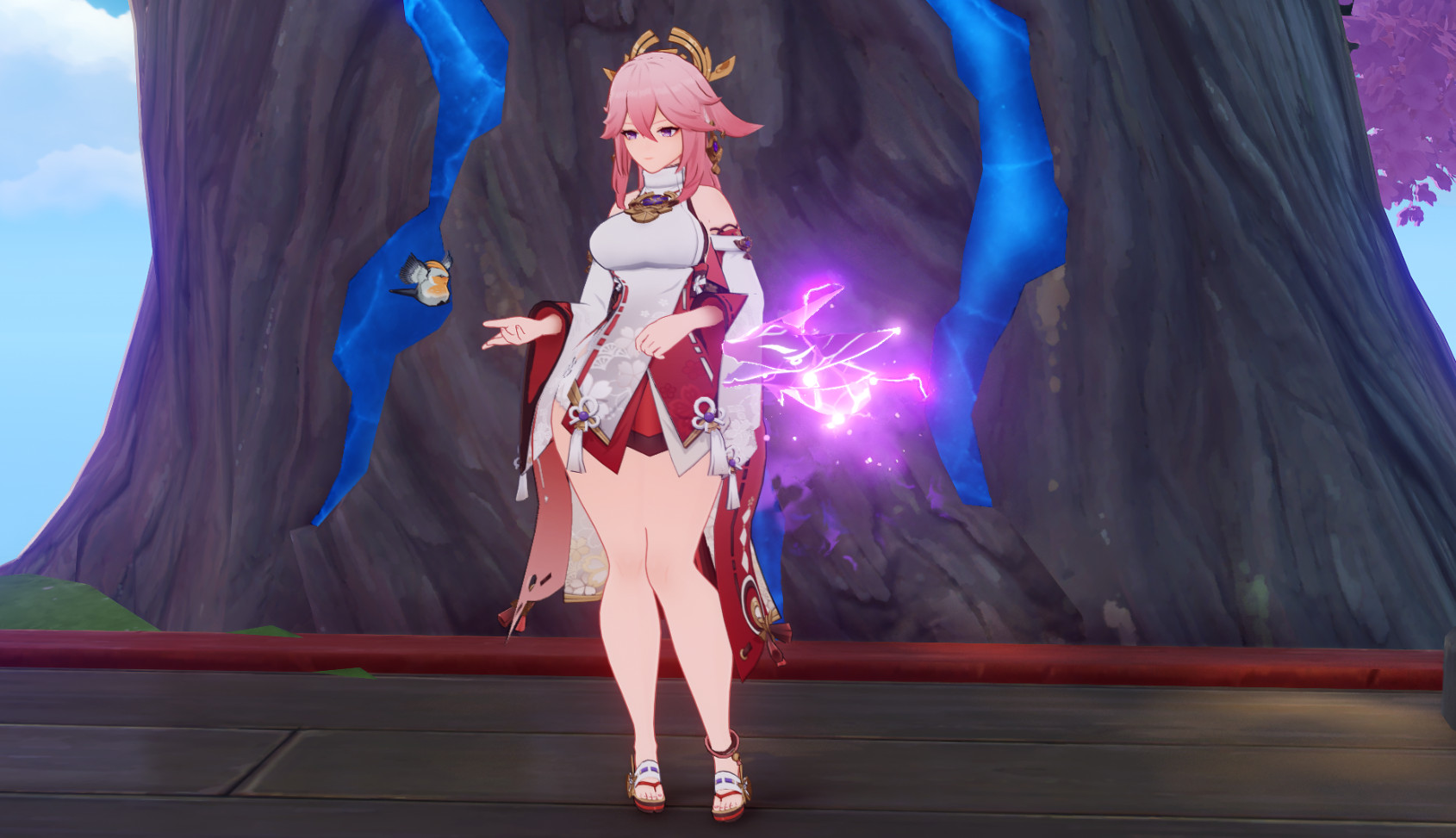 Thicc/Bottom Heavy Yae Miko Mod for Genshin Impact | GI Mods