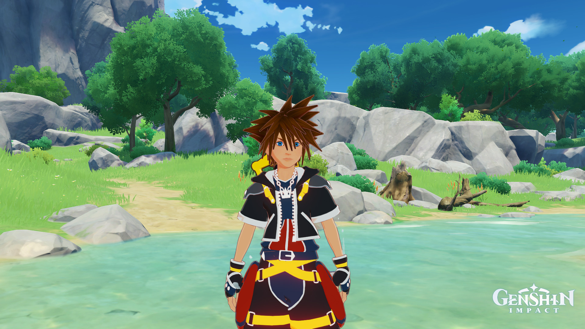 Sora as Kazuha Mod for Genshin Impact | GI Mods