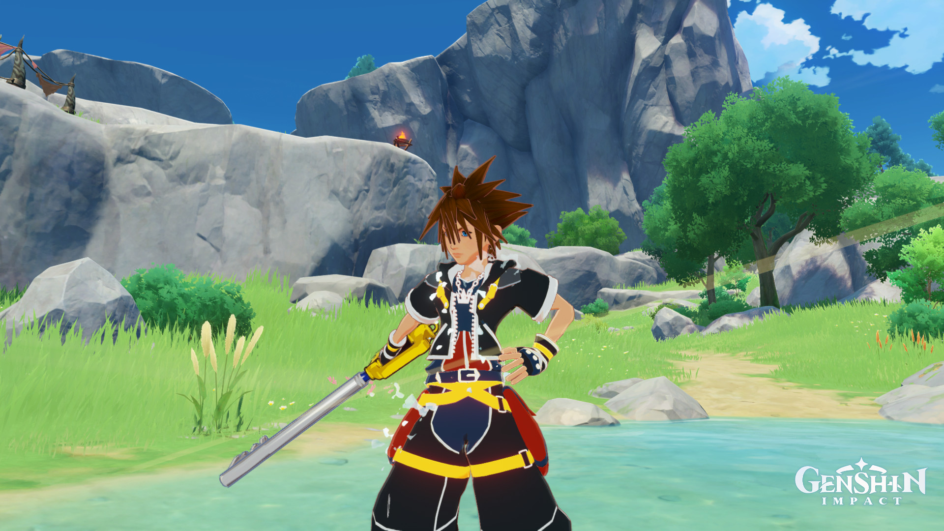 Sora as Kazuha Mod for Genshin Impact | GI Mods
