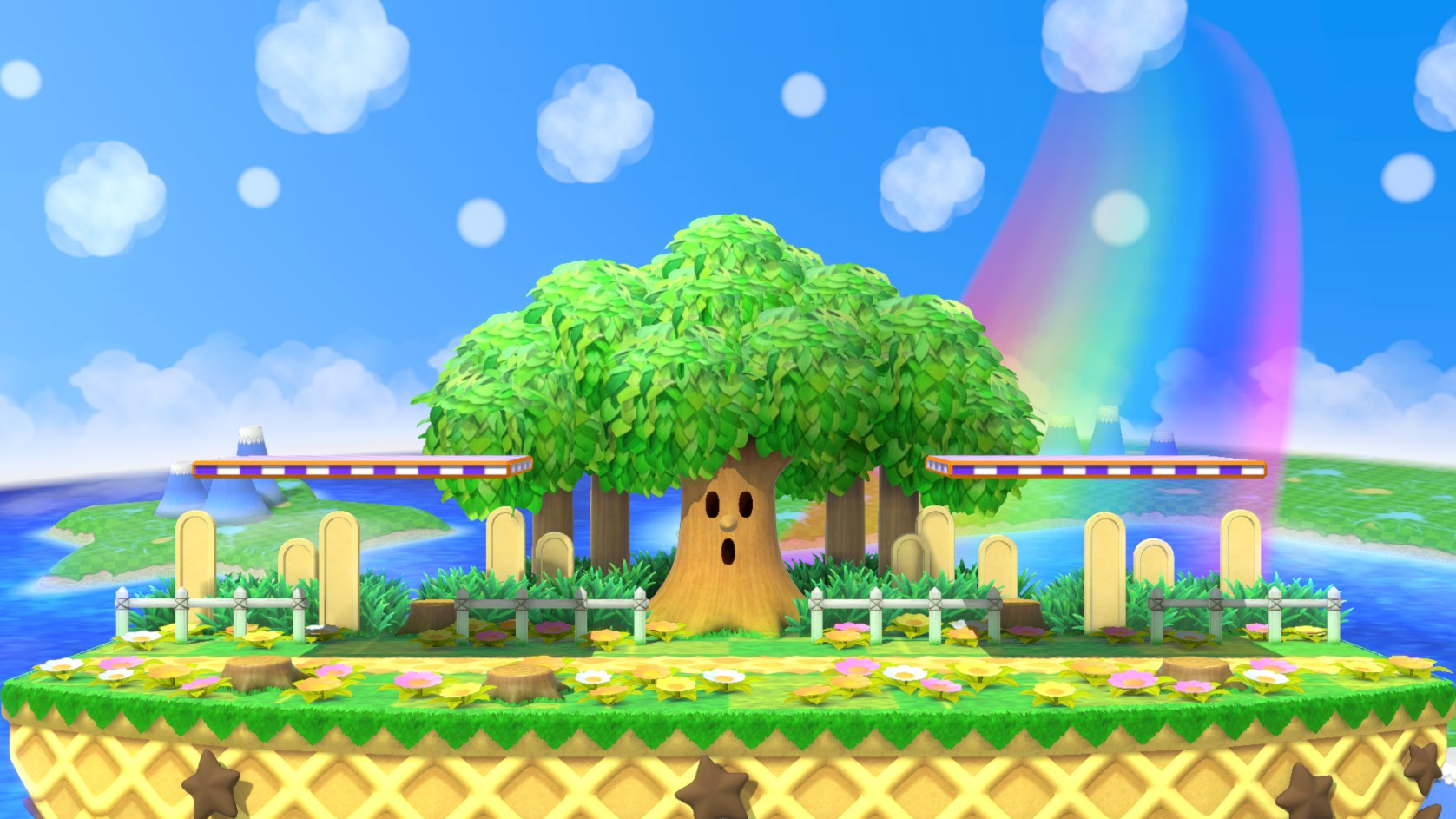 Small Battlefield: Green Greens + Mod for Super Smash Bros. Ultimate ...