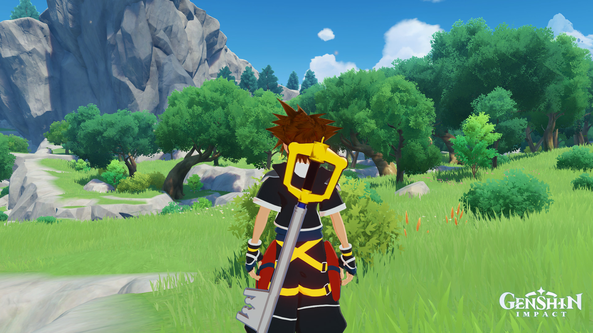 Keyblade as Harbinger of Dawn Mod for Genshin Impact | GI Mods