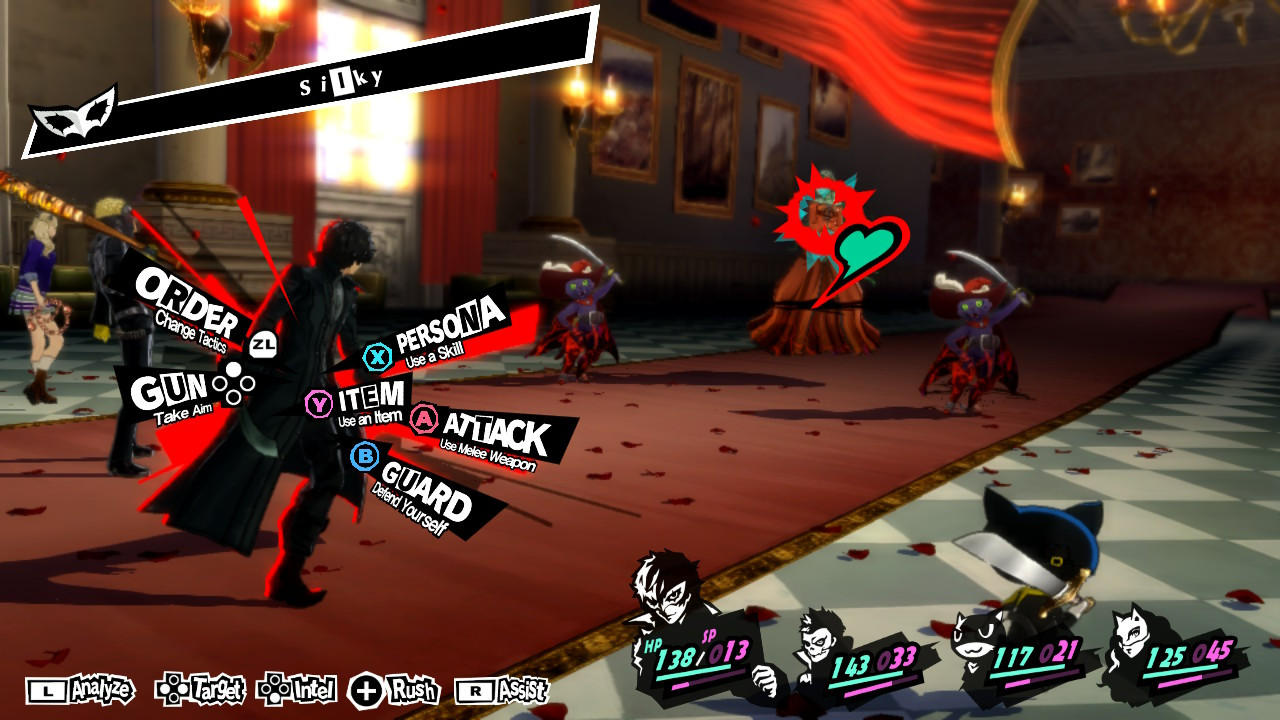 Kiri's Colorful Buttons Pack Mod for Persona 5 Royal (Switch) | P5RS Mods