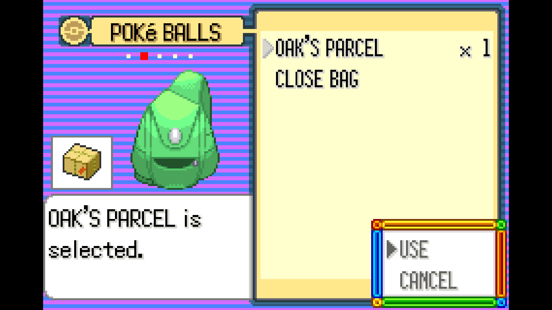 Use Oak's Parcel [Pokemon Emerald] [Mods]