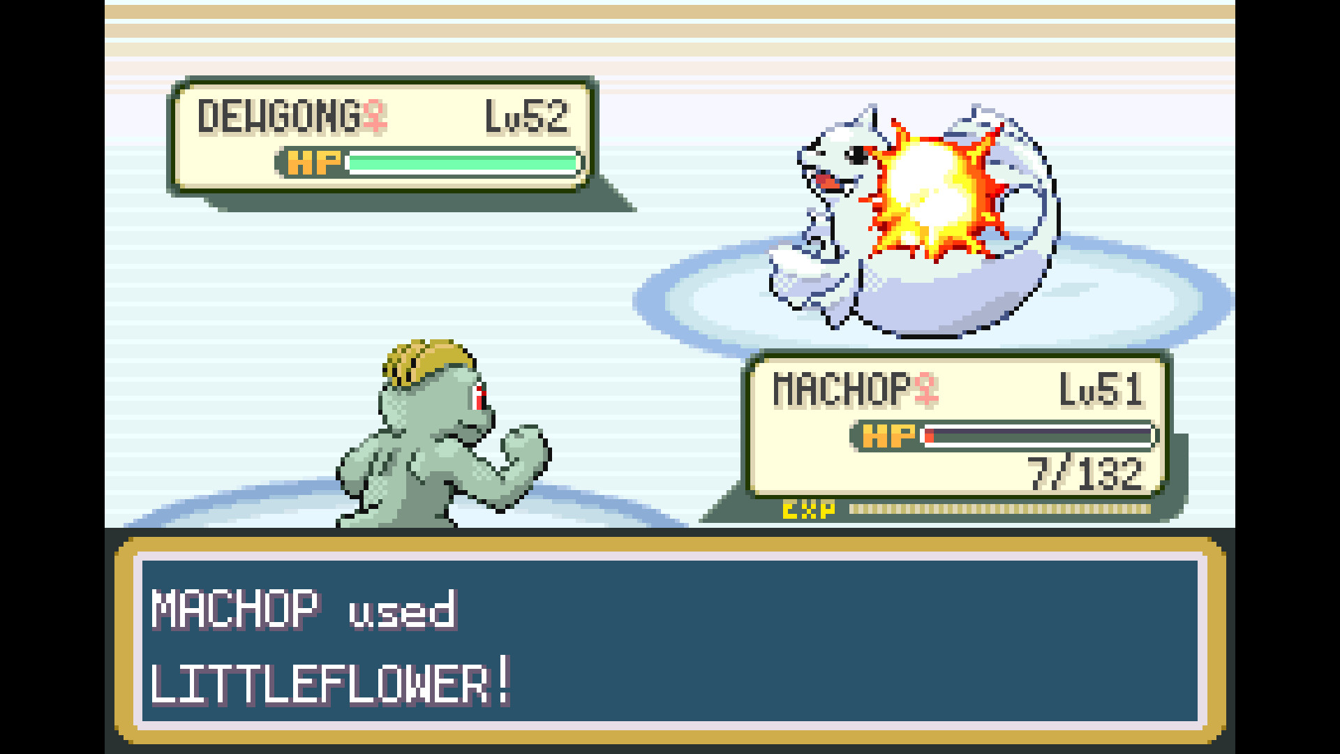 Little Flower Over Dynamic Punch [Pokemon FireRed and LeafGreen] [Mods]
