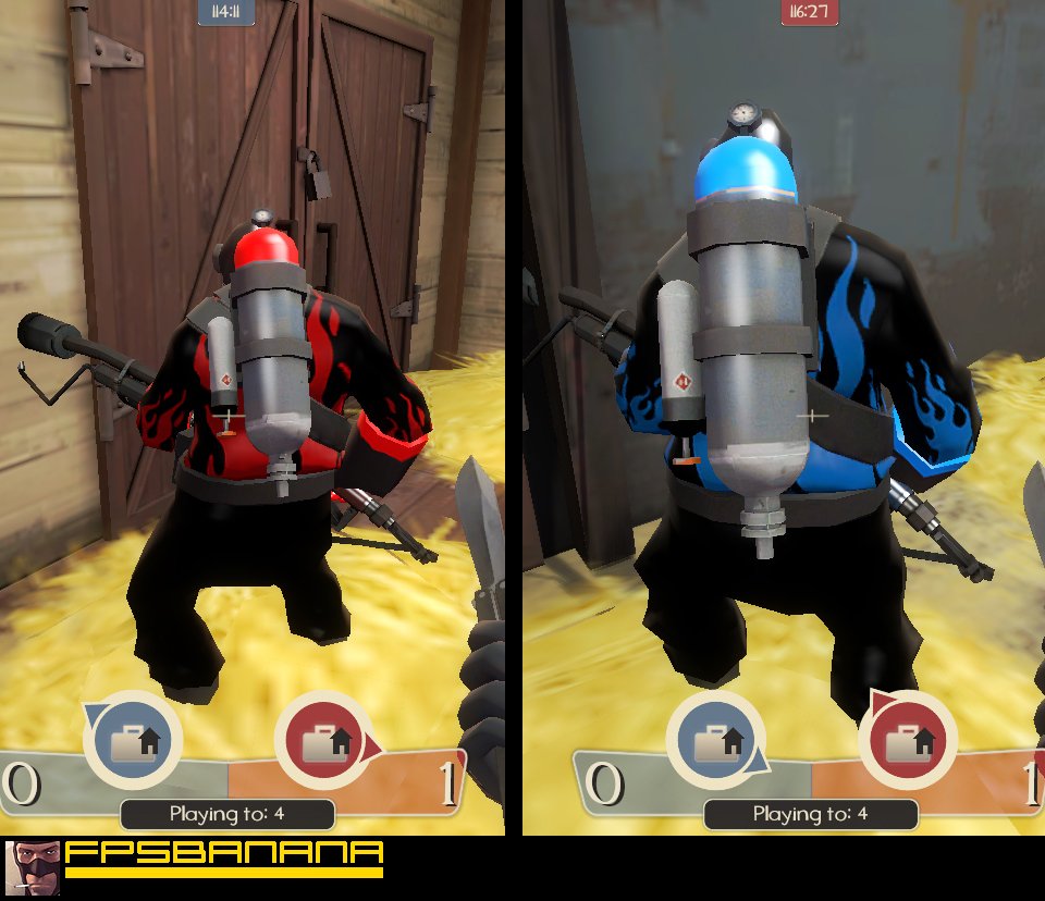 FLAME PYRO!!! [Team Fortress 2] [Mods]