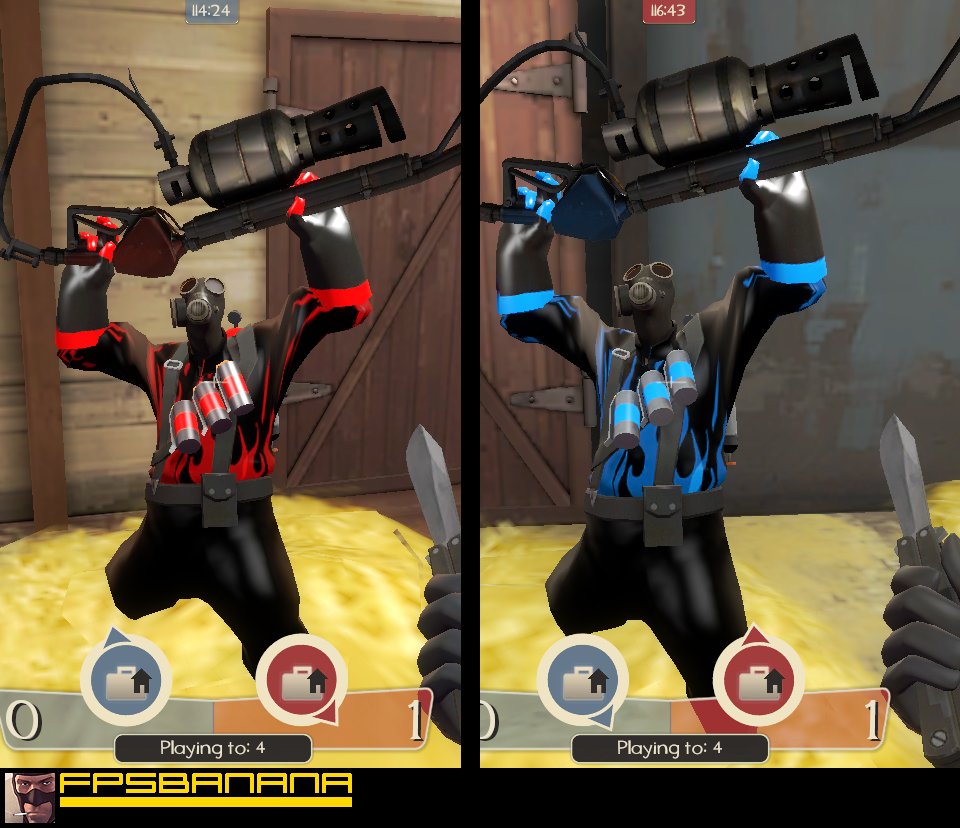 FLAME PYRO!!! [Team Fortress 2] [Mods]