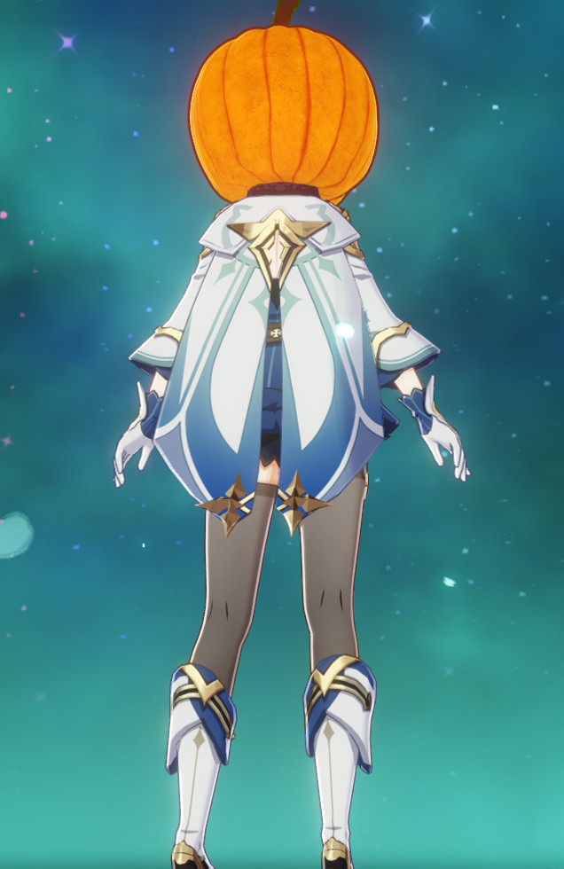 Sucrose With Pumpkin On Head Mod for Genshin Impact | GI Mods