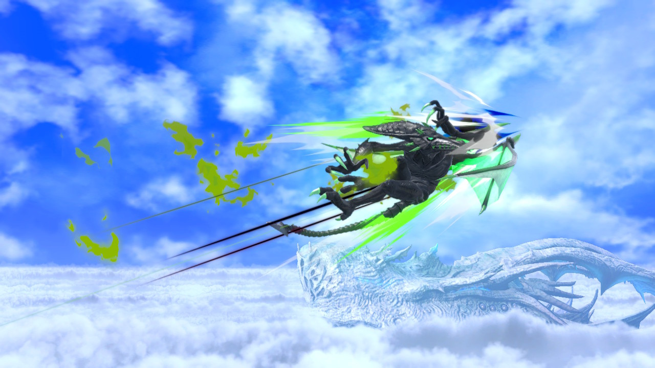 Dark Green Ridley Effects Mod for Super Smash Bros. Ultimate | SSBU Mods