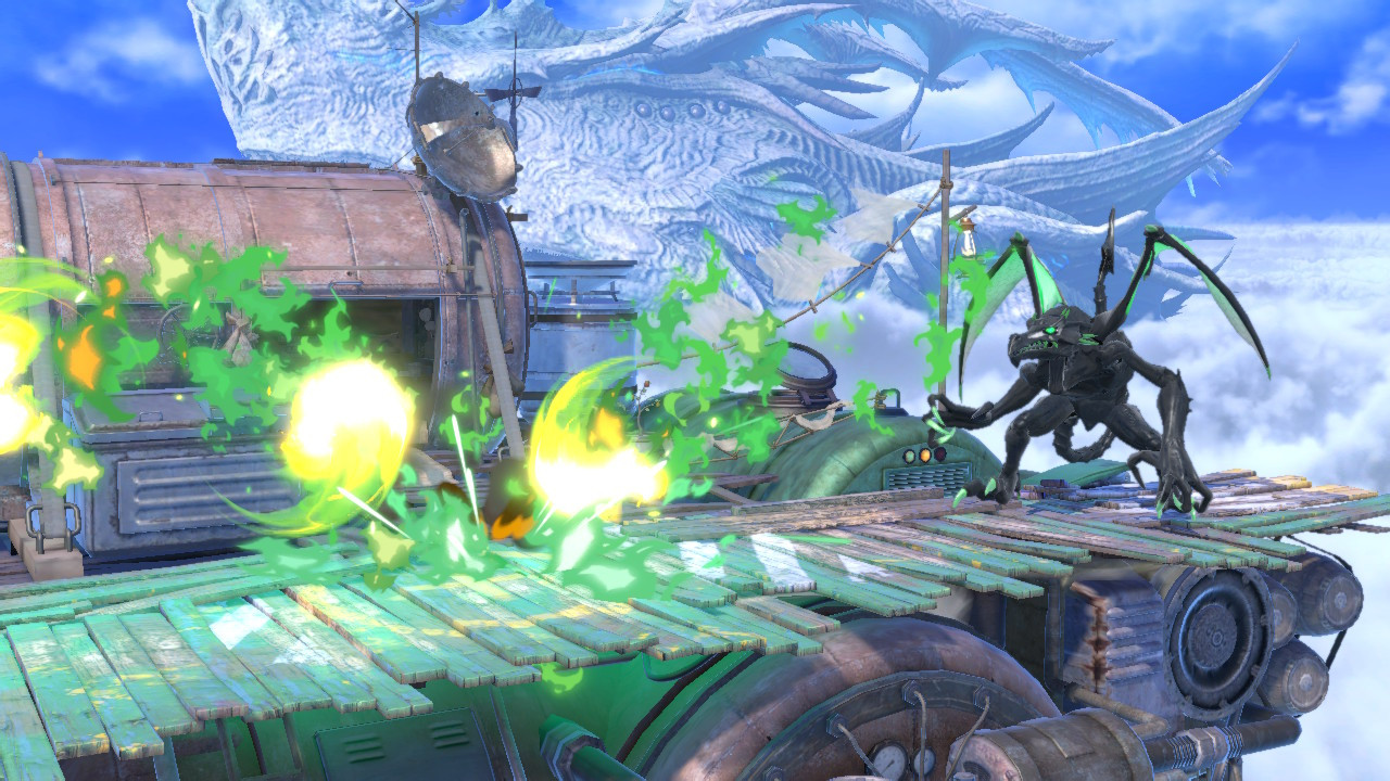 Dark Green Ridley Effects [Super Smash Bros. Ultimate] [Mods]