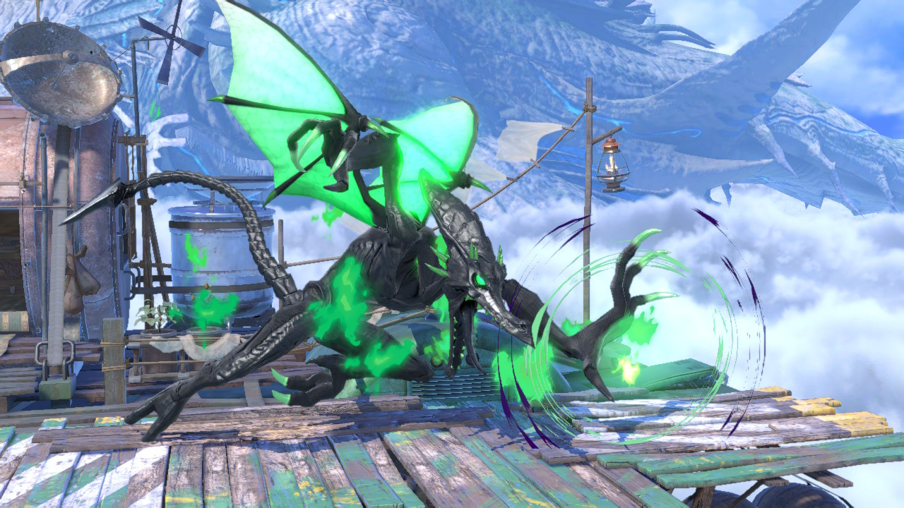 Dark Green Ridley Effects Mod for Super Smash Bros. Ultimate | SSBU Mods