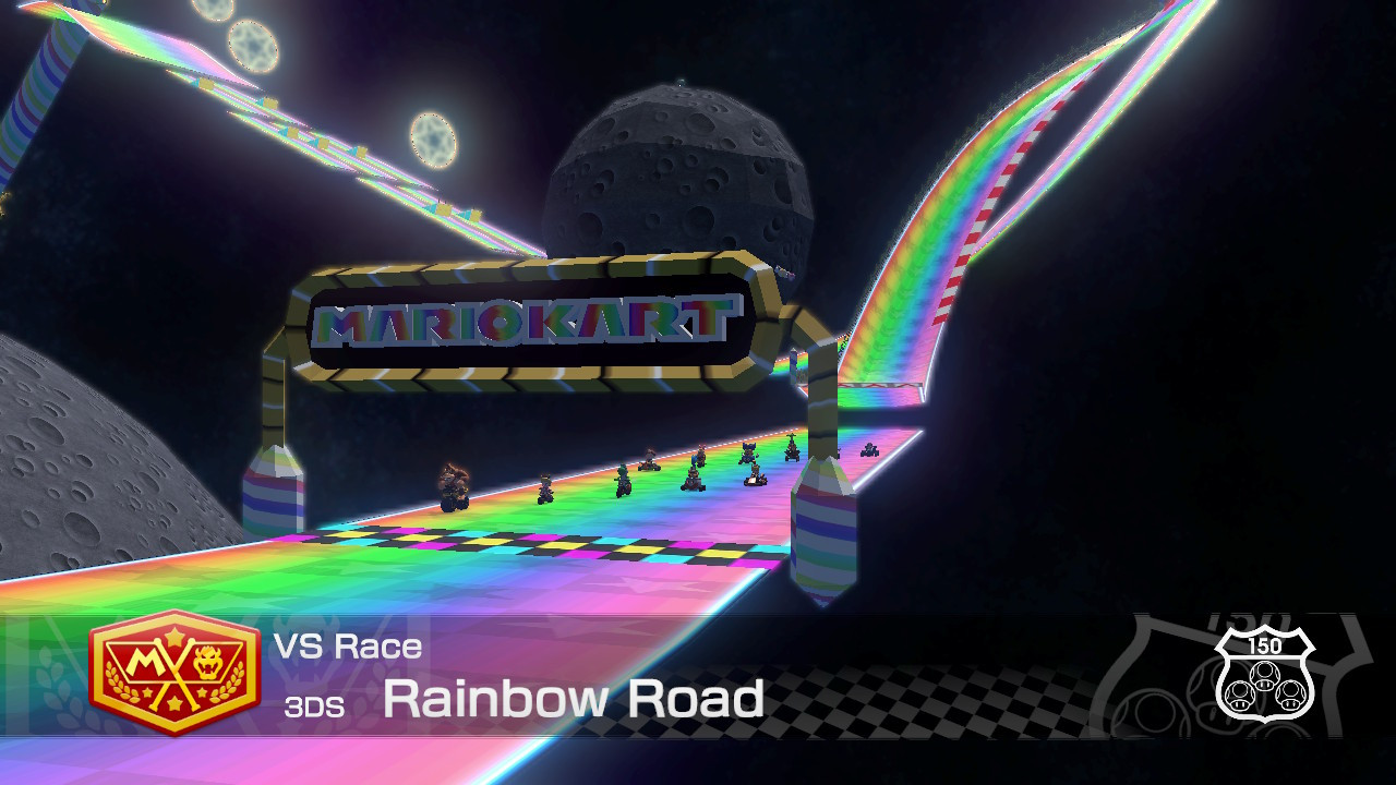 3DS Rainbow Road (Tour Based) Mod for Mario Kart 8 Deluxe | MK8D Mods