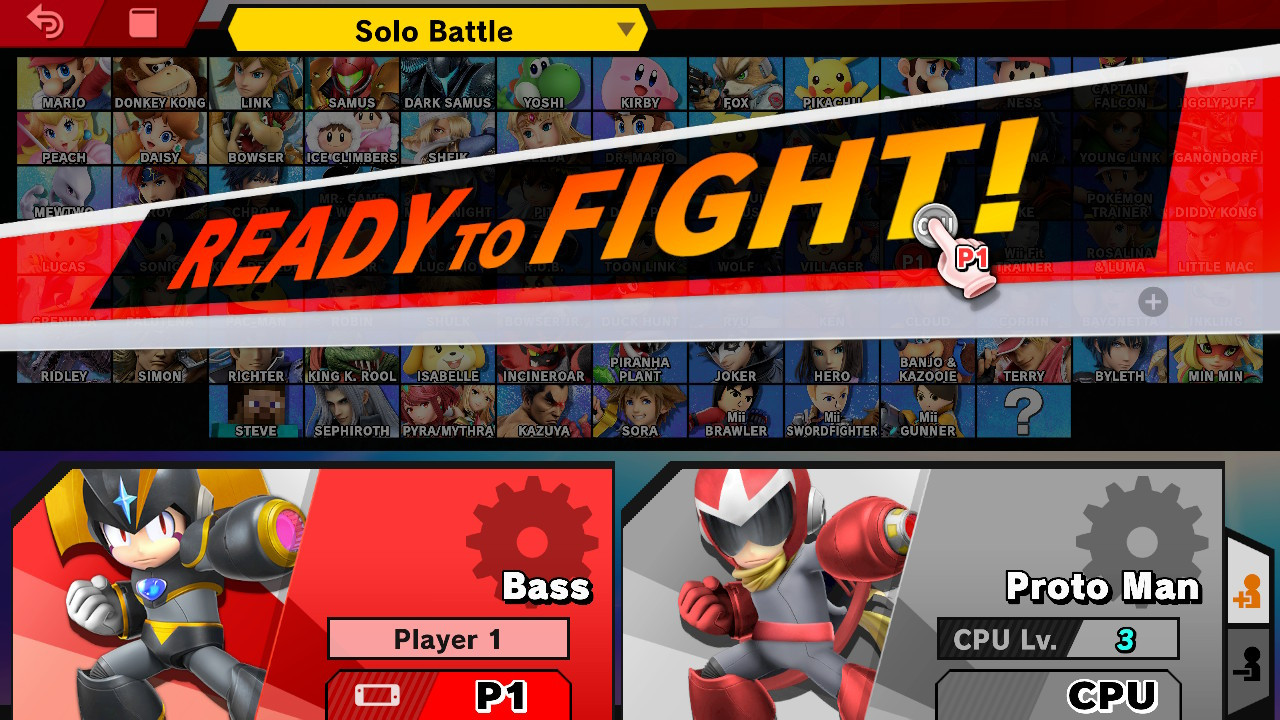 Bass from Mega Man (UI Set) Mod for Super Smash Bros. Ultimate | SSBU Mods