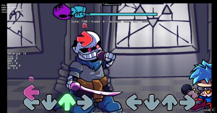 Melancholy port leather engine [Friday Night Funkin'] [Mods]