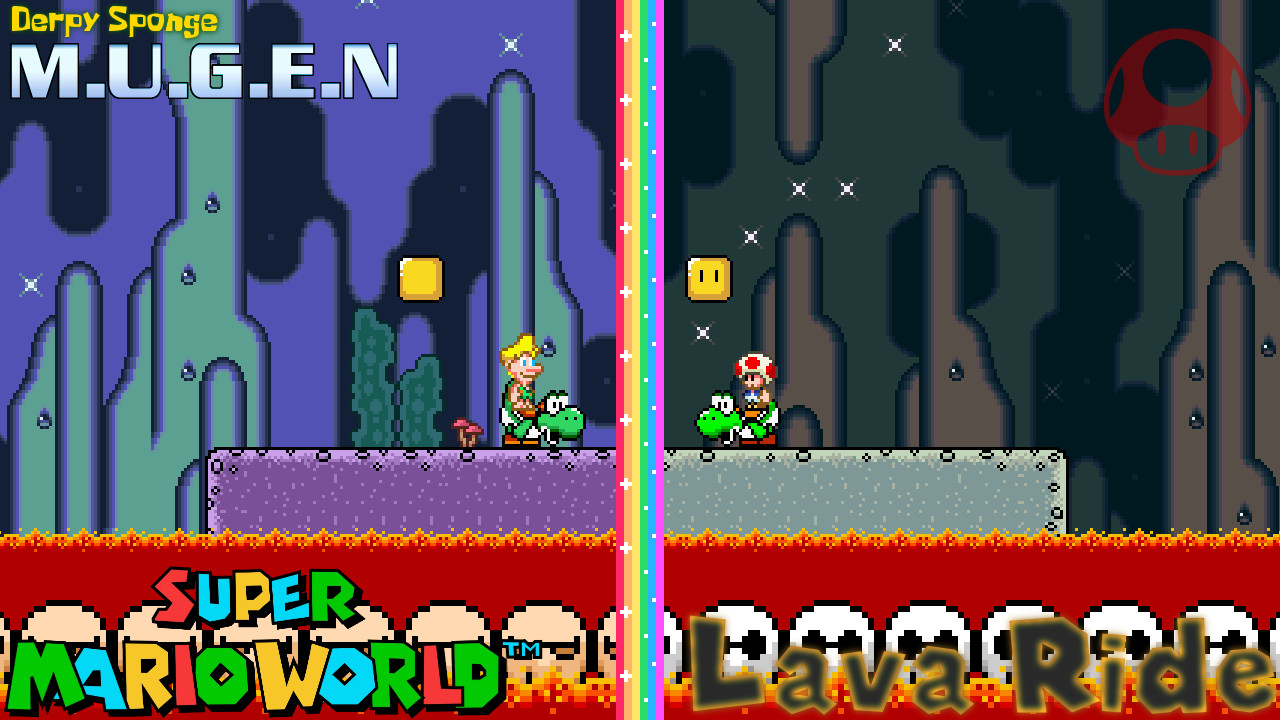 Super Mario World - Lava Ride Mod for M.U.G.E.N | MUGEN Mods