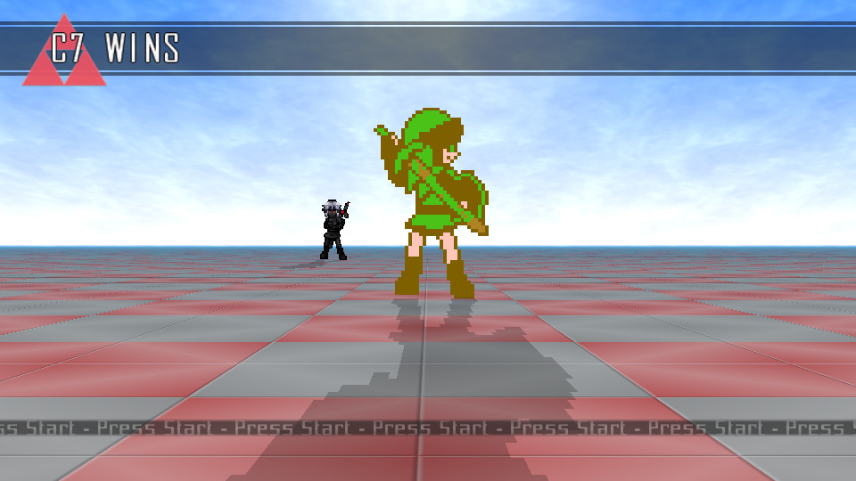 Link's Retro Costume (Zelda II) Mod for Super Smash Bros. Crusade ...