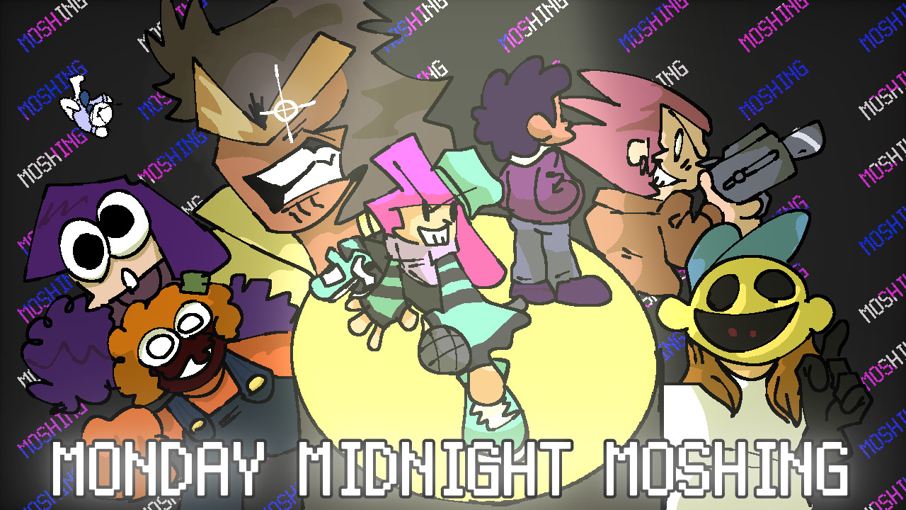 MONDAY NIGHT MOSHING Mod for Friday Night Funkin' | FNF Mods