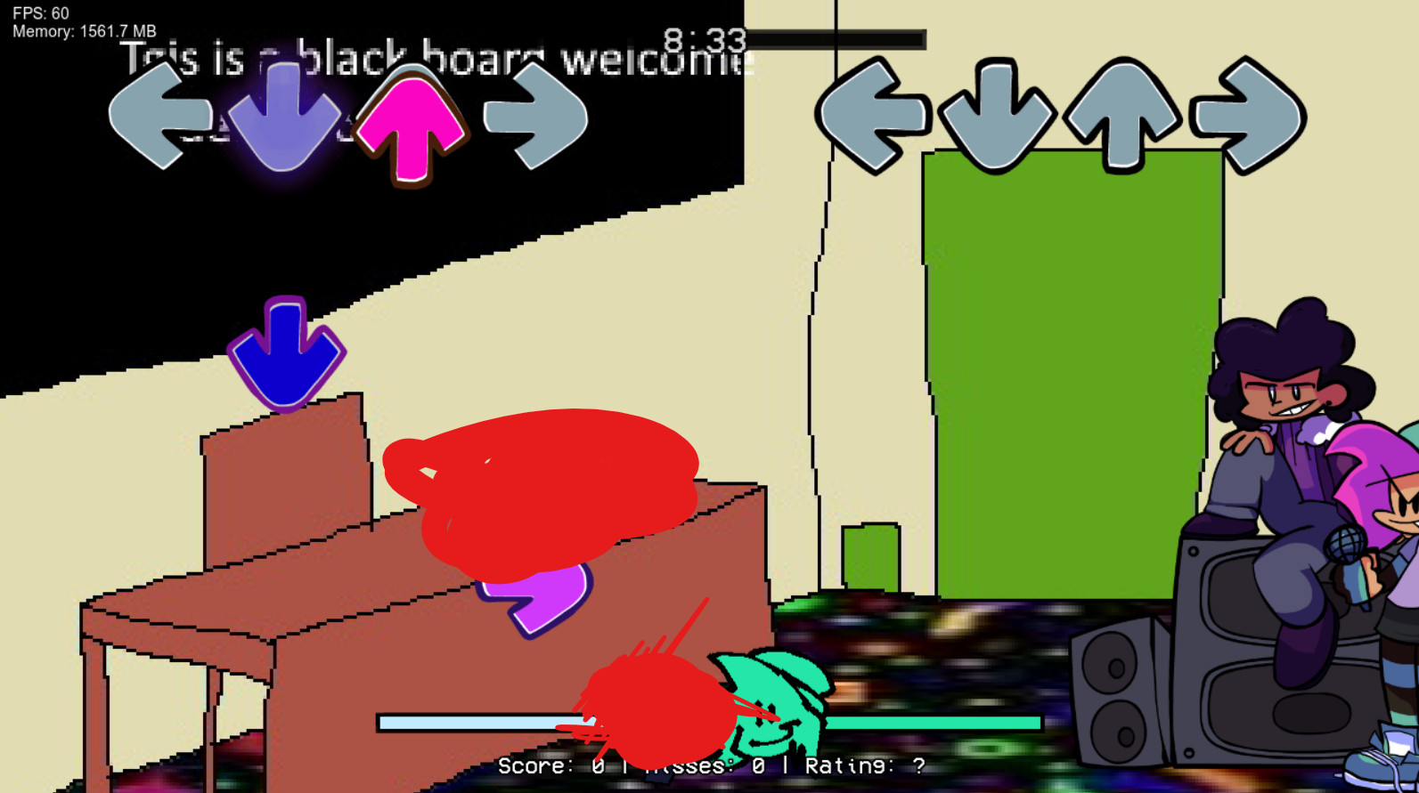 MONDAY NIGHT MOSHING Mod for Friday Night Funkin' | FNF Mods