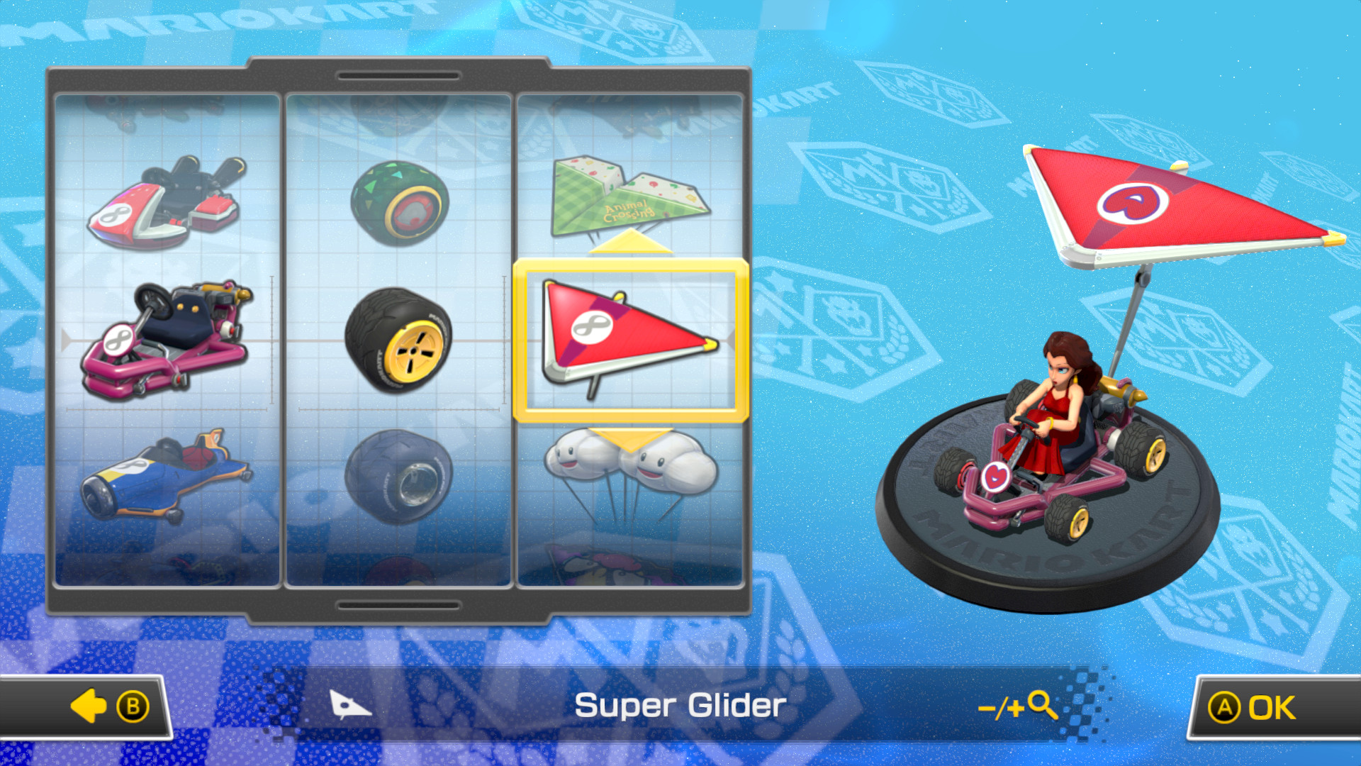 Full Pauline set over Pink Gold Peach Mod for Mario Kart 8 Deluxe ...