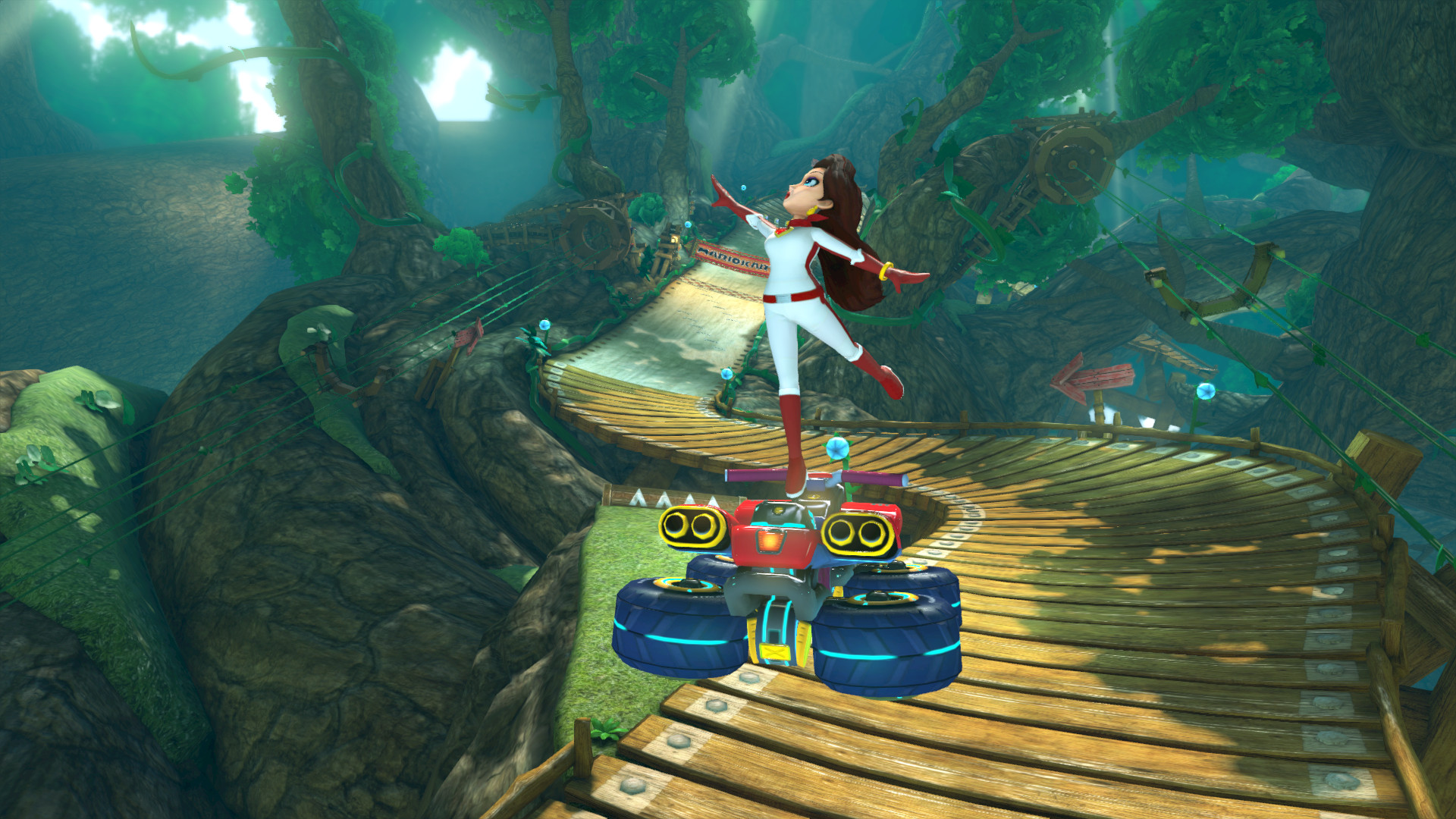 Full Pauline set over Pink Gold Peach Mod for Mario Kart 8 Deluxe ...