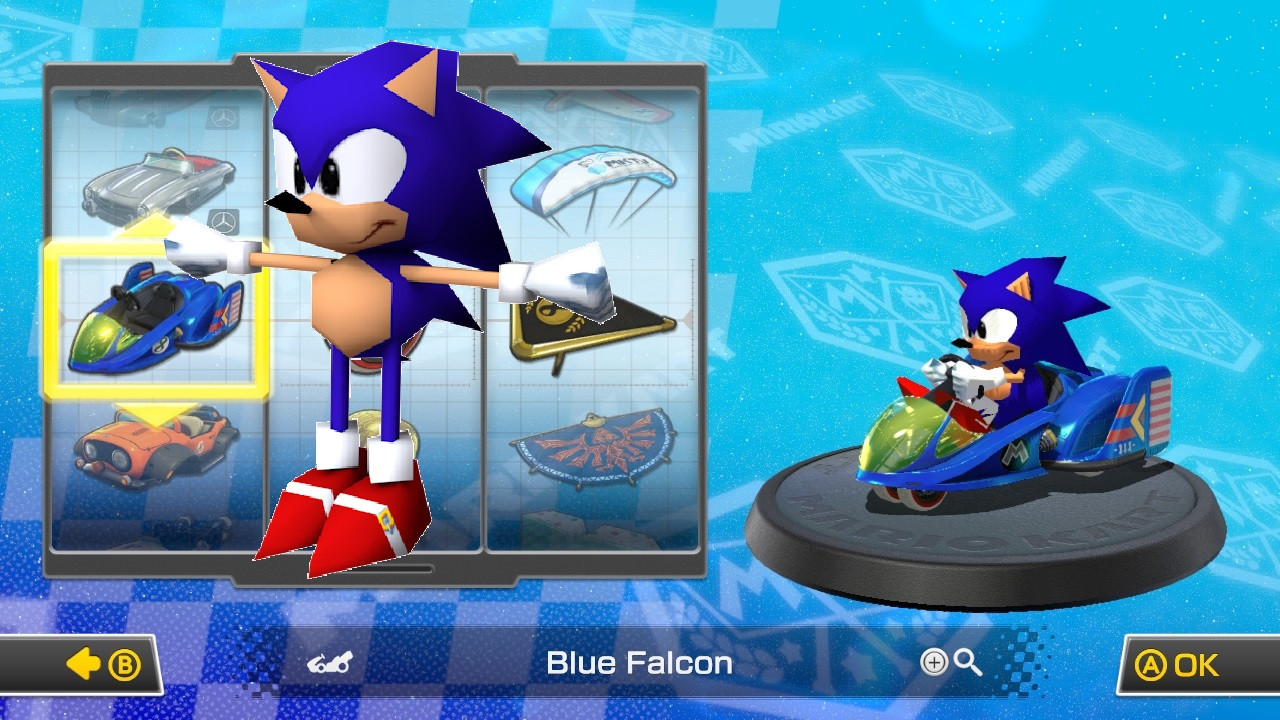 Sonic (Project Condor) Mod for Mario Kart 8 Deluxe | MK8D Mods