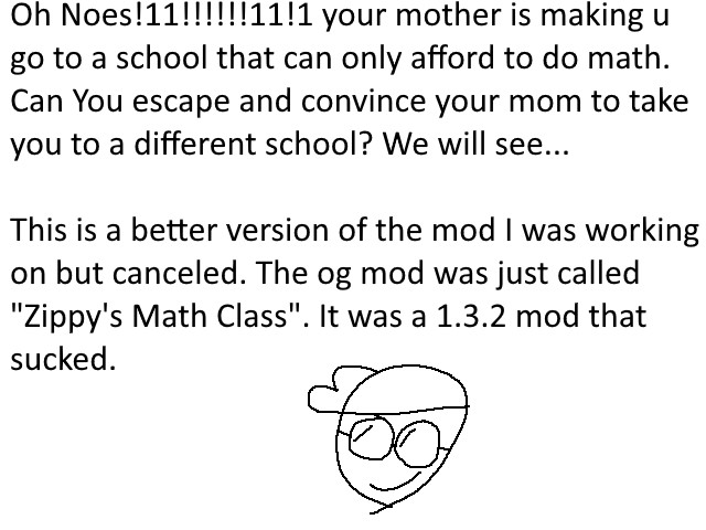 Zippy's Super Fun Math Class! [Baldi's Basics] [Mods]