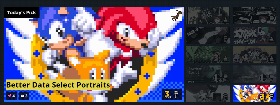 Better Data Select Portraits Mod for Sonic 3 A.I.R. | S3AIR Mods