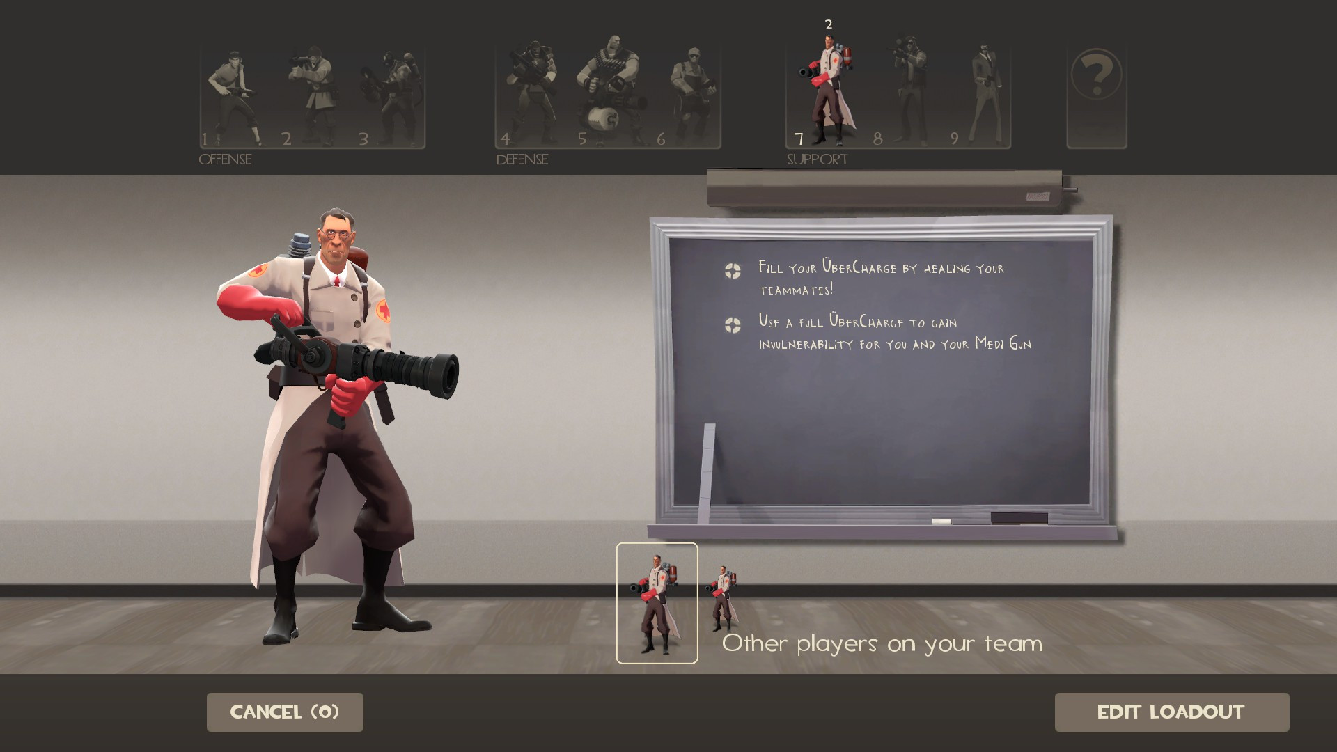 Gib medic head retexture. Mod for Team Fortress 2 | TF2 Mods