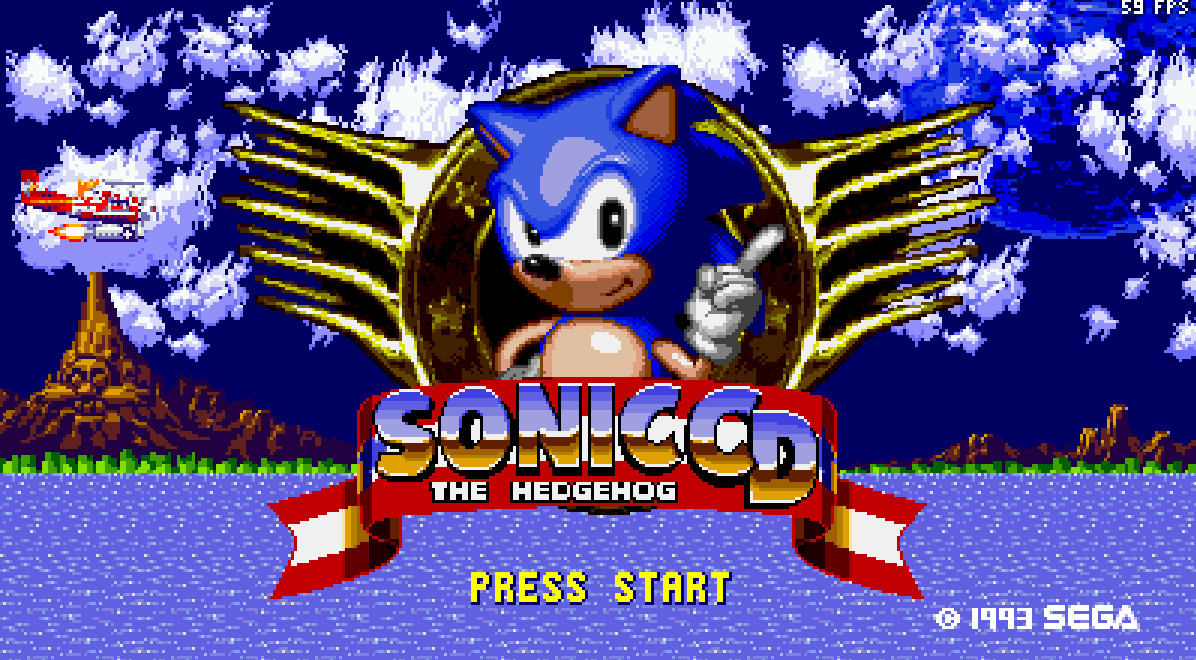 Sonic CD Title Screen Mod for Sonic 3 A.I.R. | S3AIR Mods