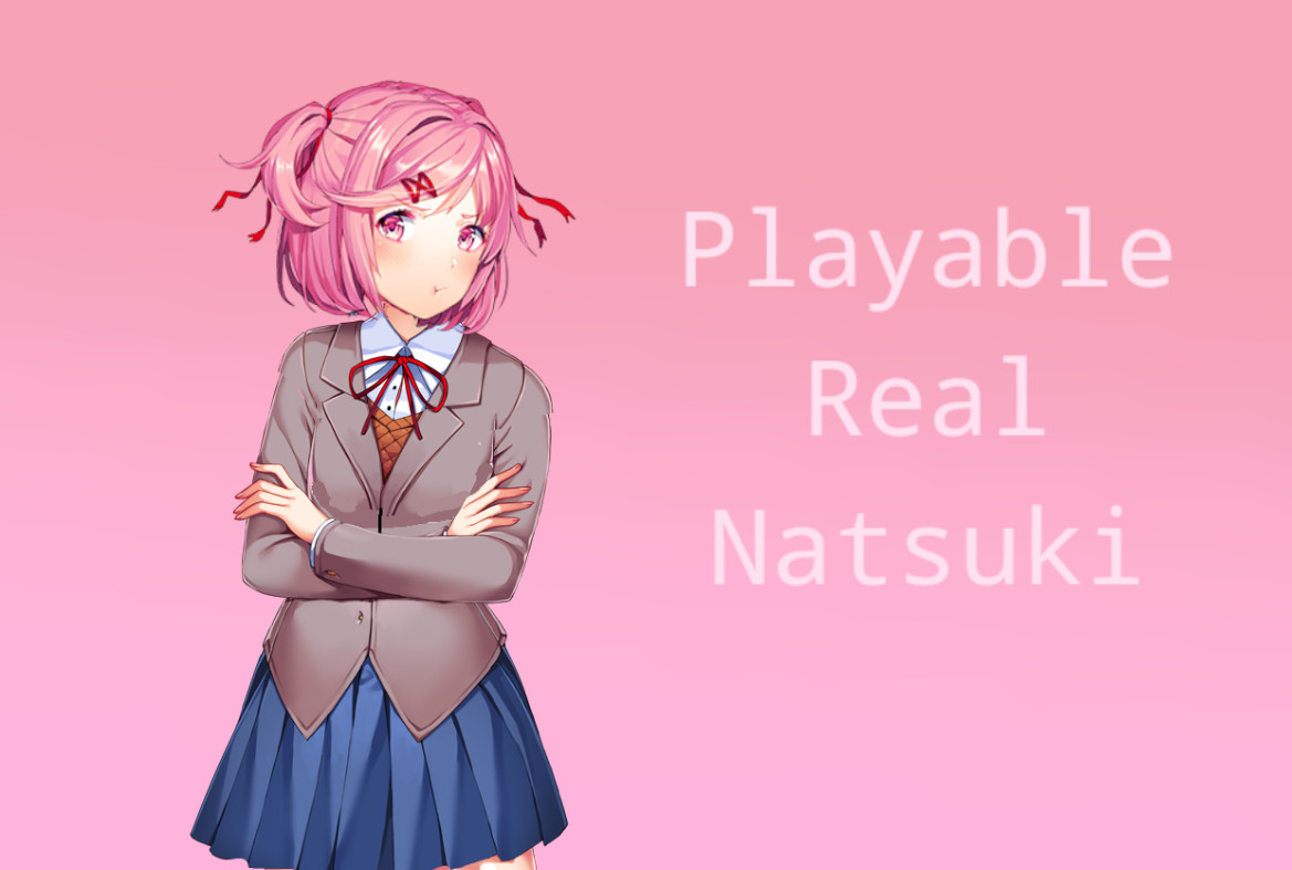 Playable real natsuki pysch Mod for Friday Night Funkin' | FNF Mods