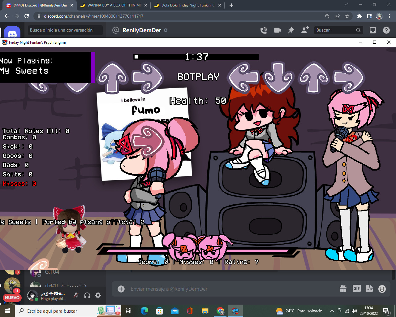 Playable natsuki new pysch Mod for Friday Night Funkin' | FNF Mods