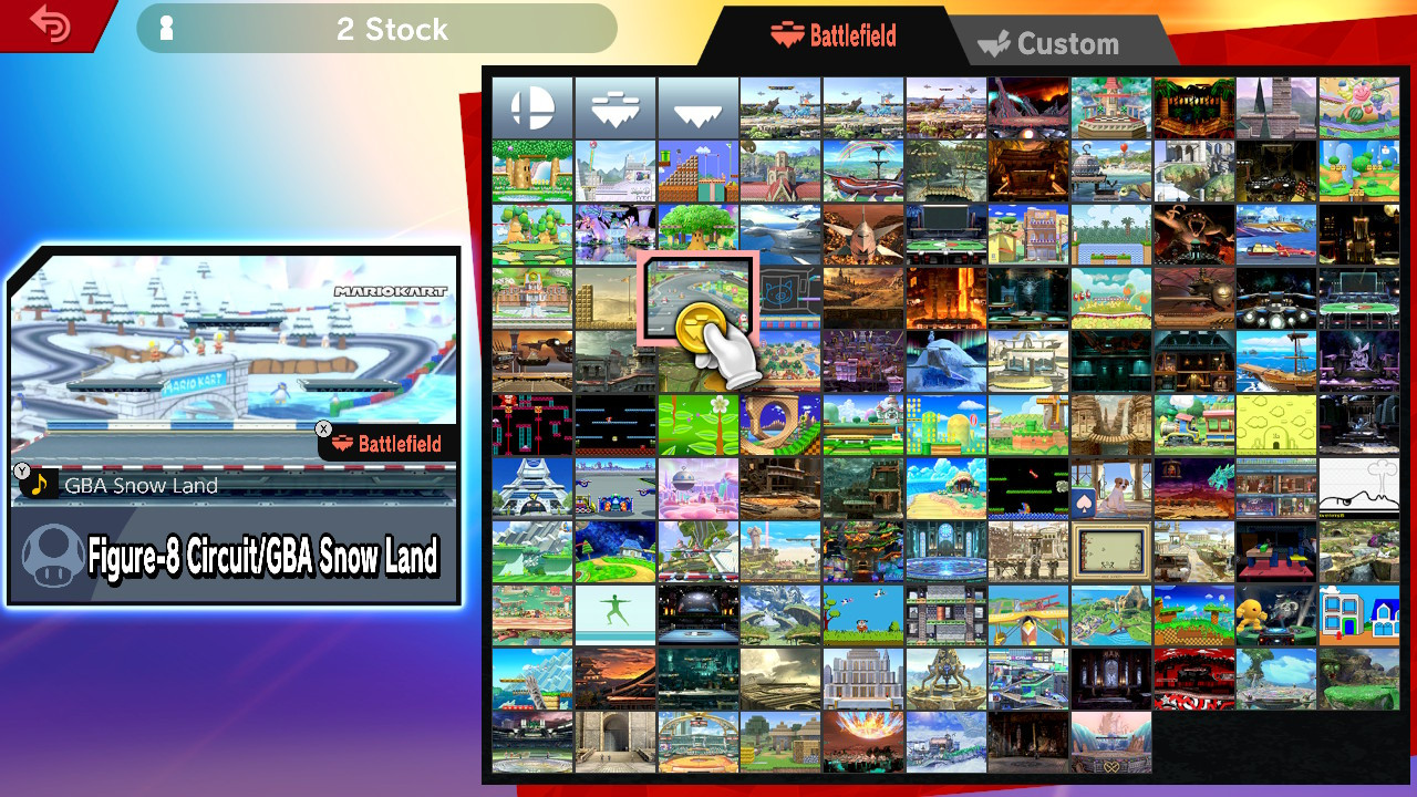 GBA Snow Land Stage Mod for Super Smash Bros. Ultimate | SSBU Mods