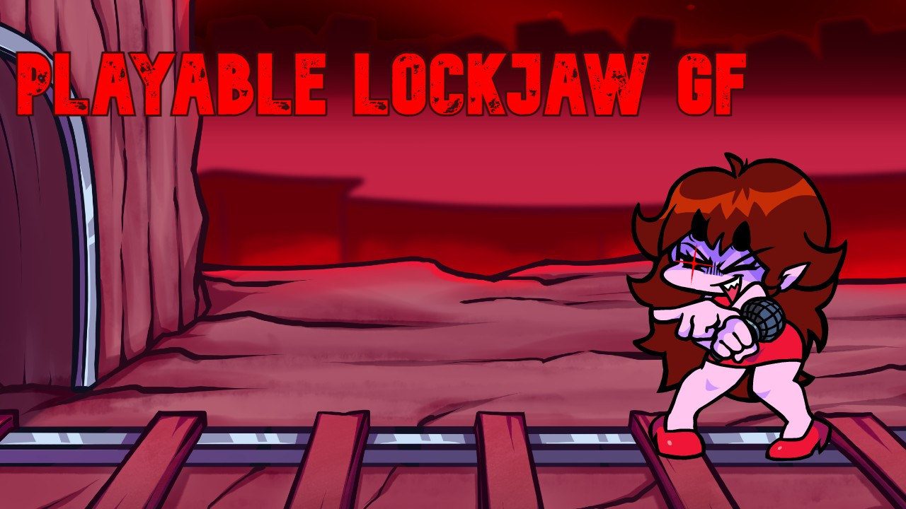 Playable Lockjaw GF Mod for Friday Night Funkin' | FNF Mods