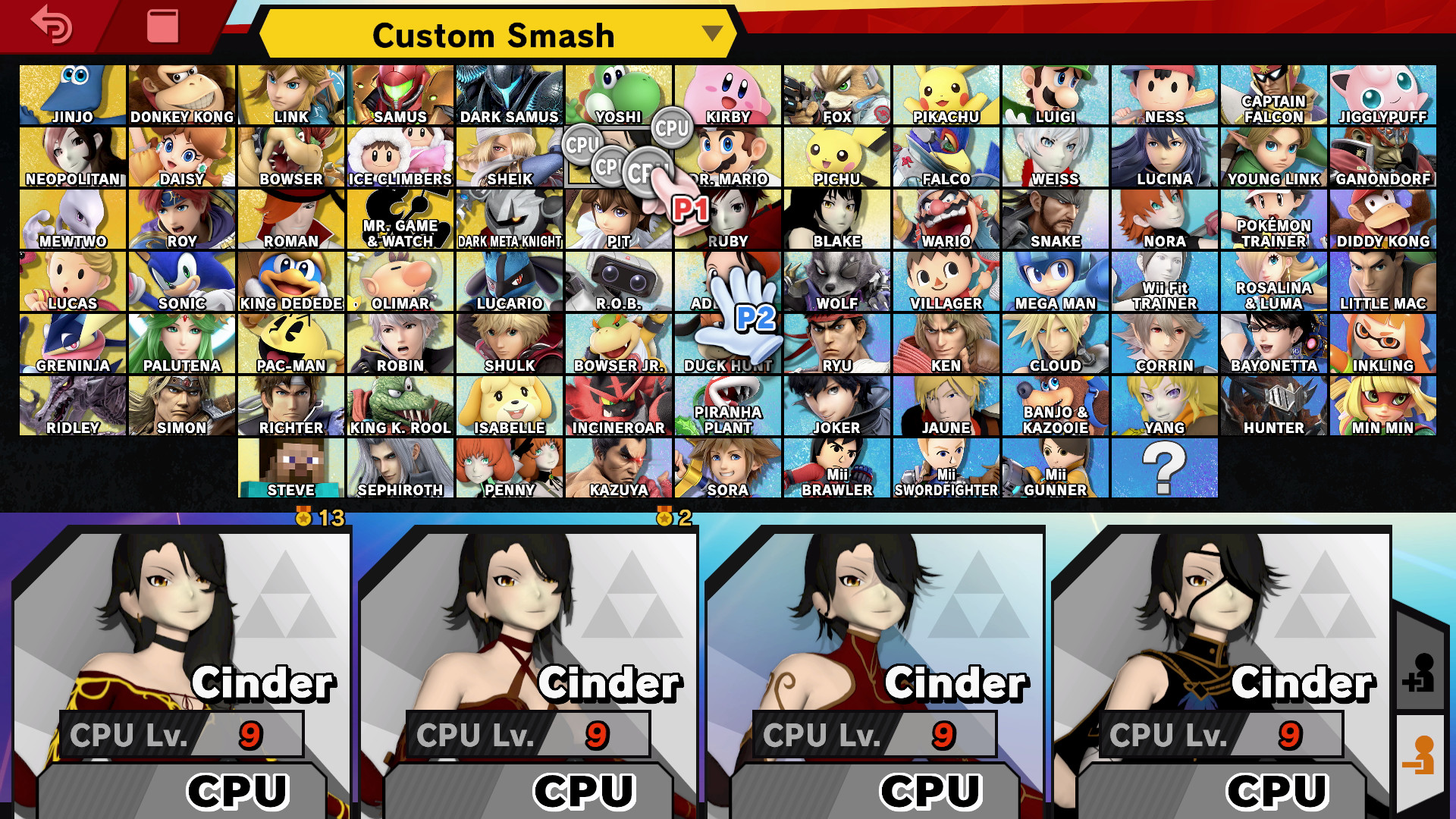 Cinder Fall (RWBY) Mod for Super Smash Bros. Ultimate | SSBU Mods