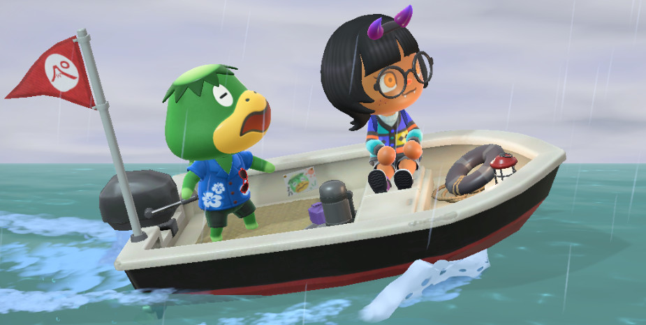 Darker Kappn Boat Mod for Animal Crossing: New Horizons | ACNH Mods