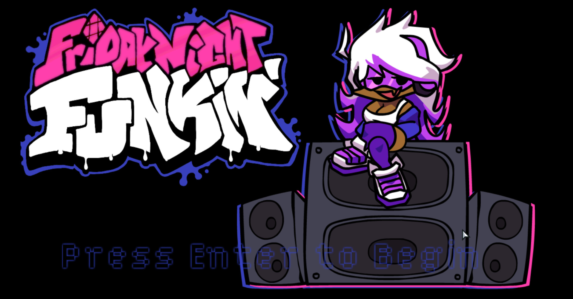 Psyka over GF Mod for Friday Night Funkin' | FNF Mods